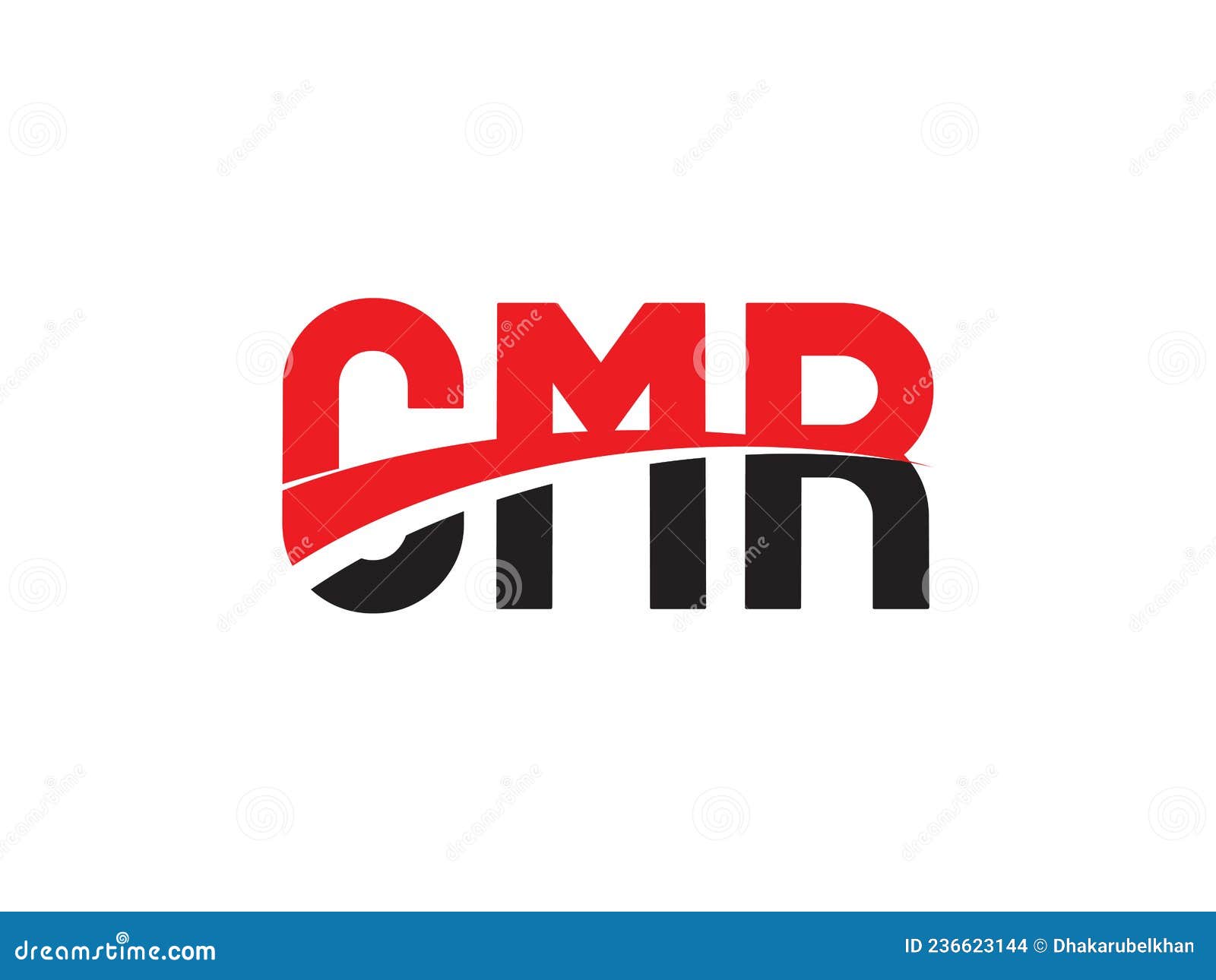 CMR Letter Initial Logo Design Vector Illustration Stock Vector ...
