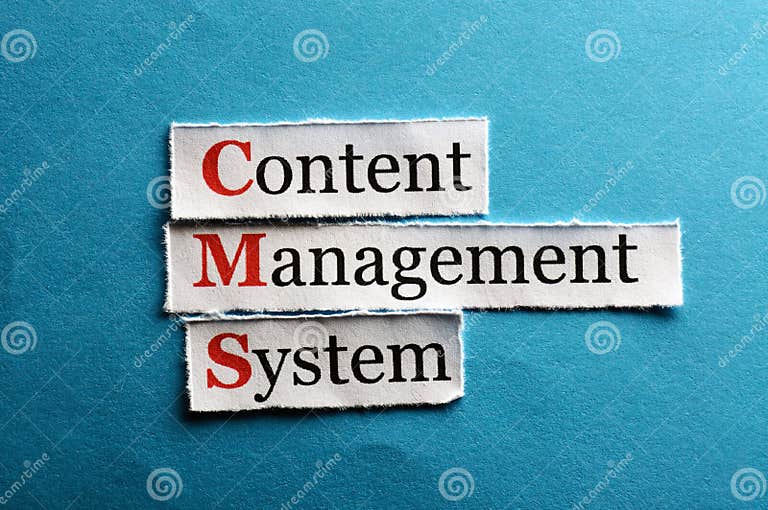 Cms abbreviation stock photo. Image of publication, management - 38673858