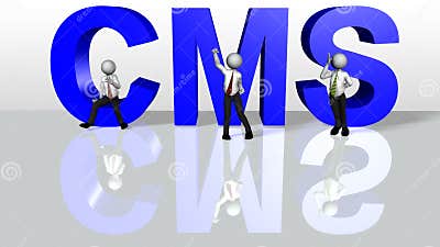 Cms Content Management System Stock Illustration - Illustration of ...