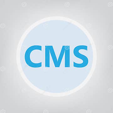 CMS Content Management System Acronym Stock Vector - Illustration of ...