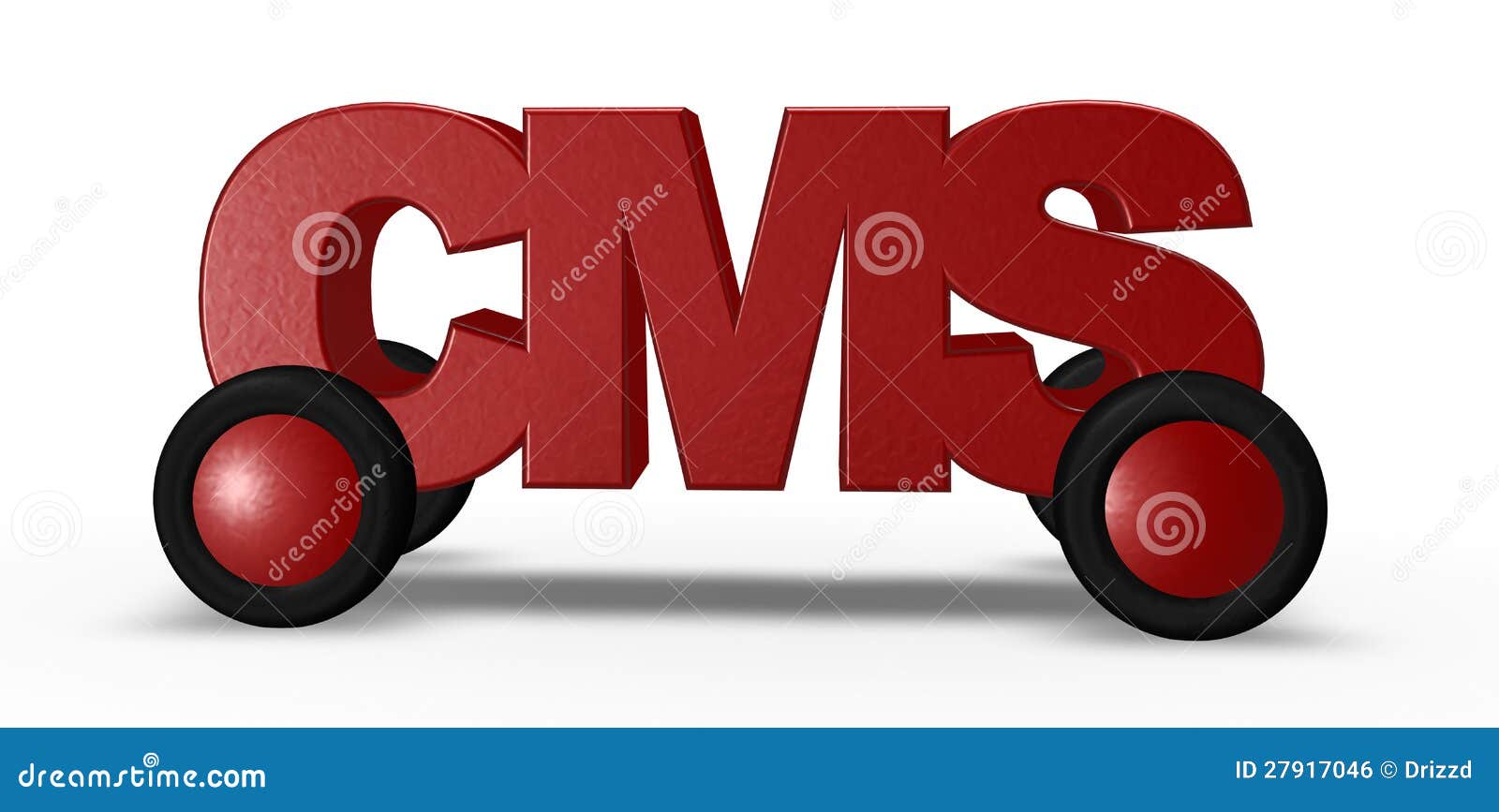 Cms on the road stock illustration. Illustration of module - 27917046