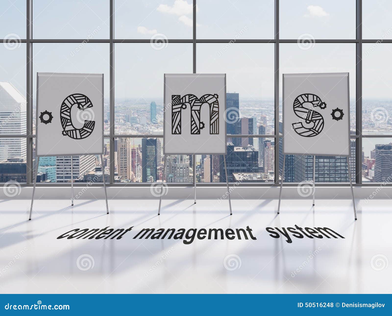 Cms symbol stock photo. Image of inside, internet, presentation - 50516248