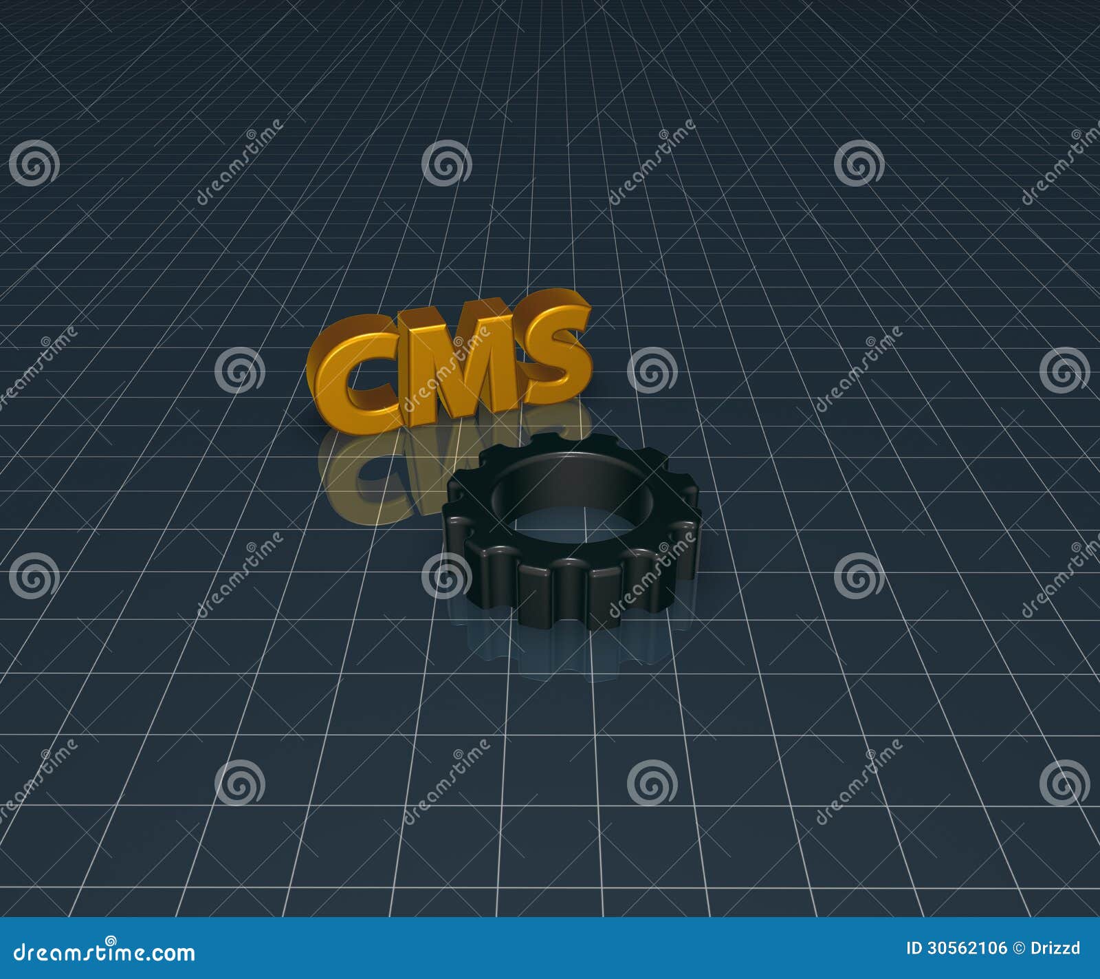Cms-tag stock illustration. Illustration of concept, system - 30562106