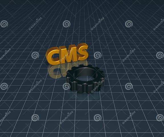 Cms-tag stock illustration. Illustration of concept, system - 30562106