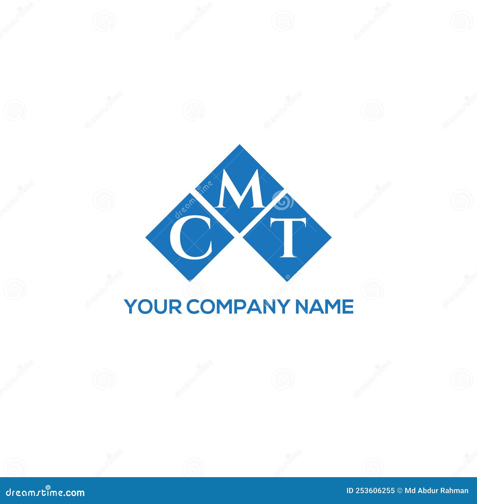 CMT Letter Logo Design on WHITE Background. CMT Creative Initials ...