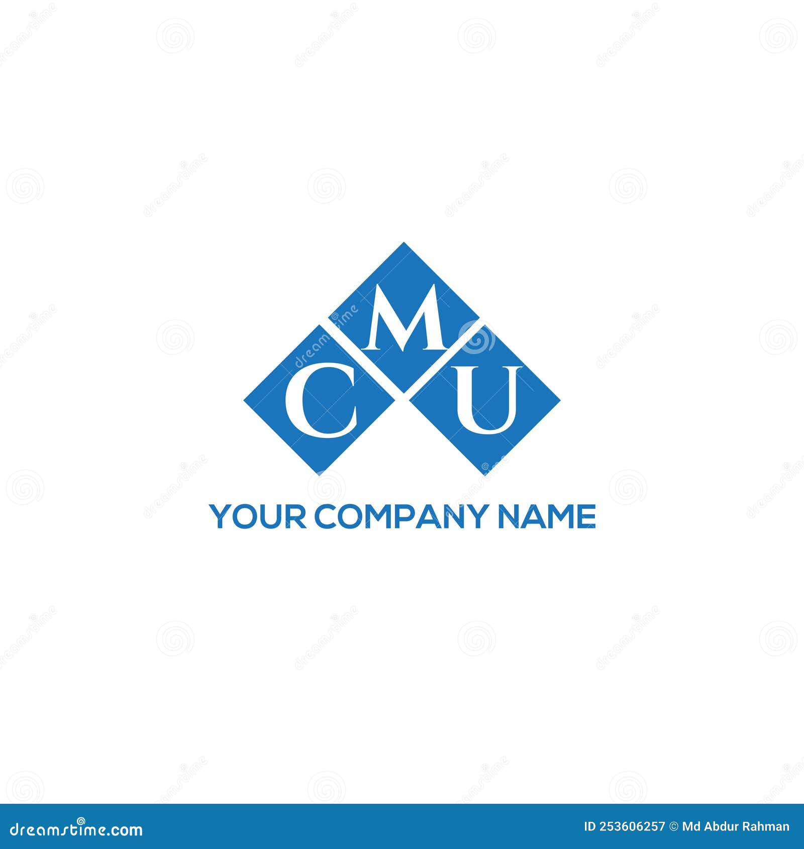 CMU Letter Logo Design on WHITE Background. CMU Creative Initials ...