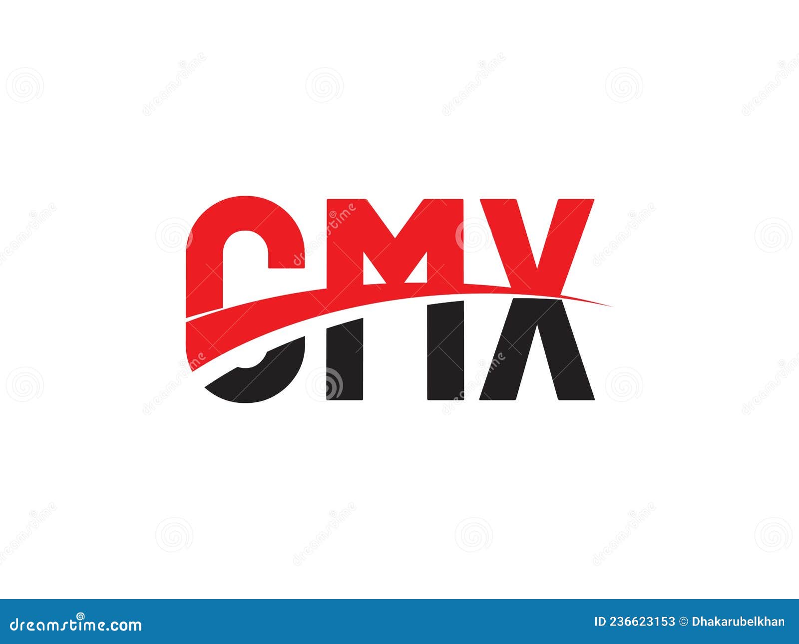 CMX Letter Initial Logo Design Vector Illustration Stock Vector ...