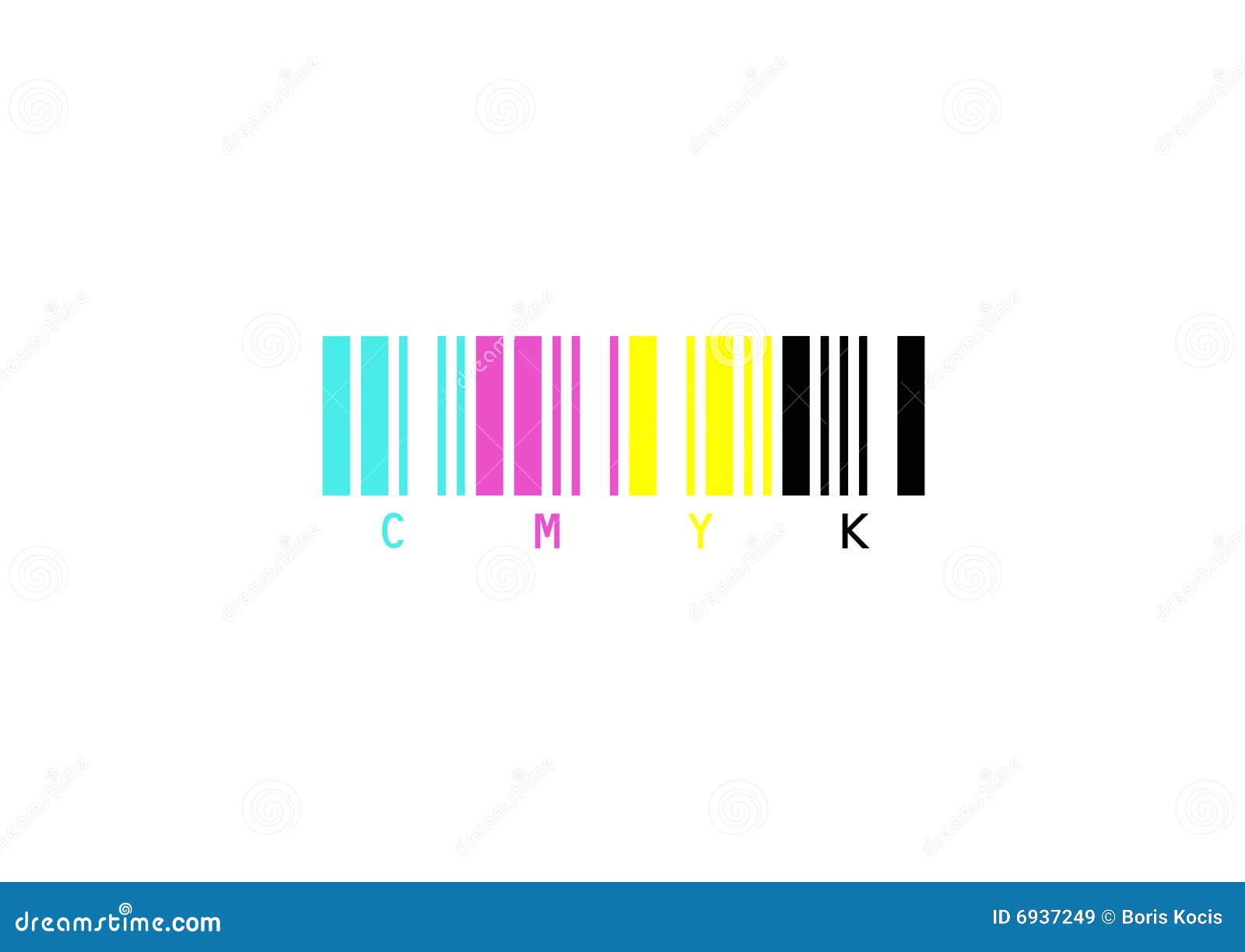 Cmyk Bars. Printing House Press Registration Testing Colors Marks ...