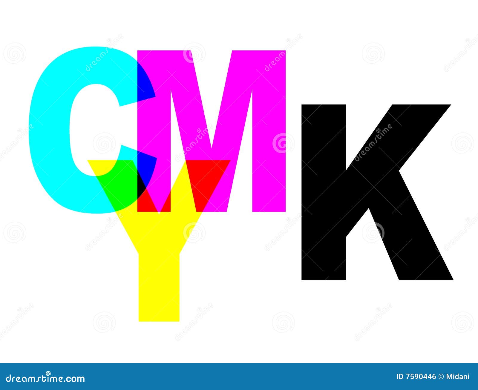 CMYK stock vector. Illustration of cmyk, black, yellow - 7590446