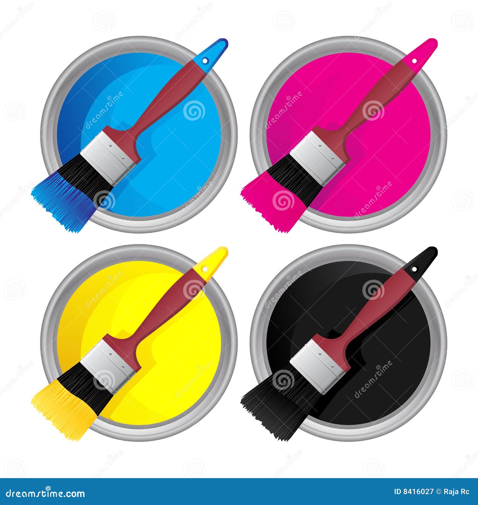 Cmyk stock vector. Illustration of object, colors, cmyk - 8416027