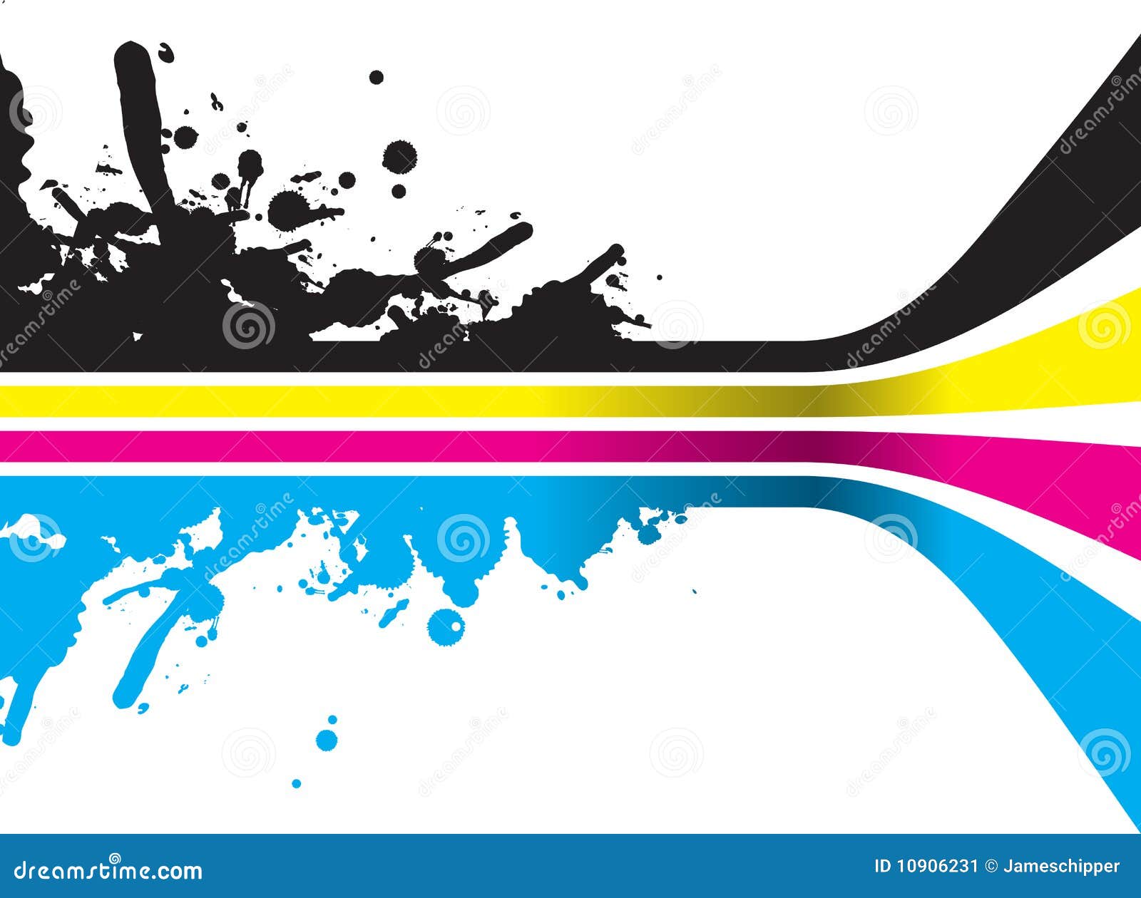 Cmyk background stock vector. Illustration of color, paint - 10906231