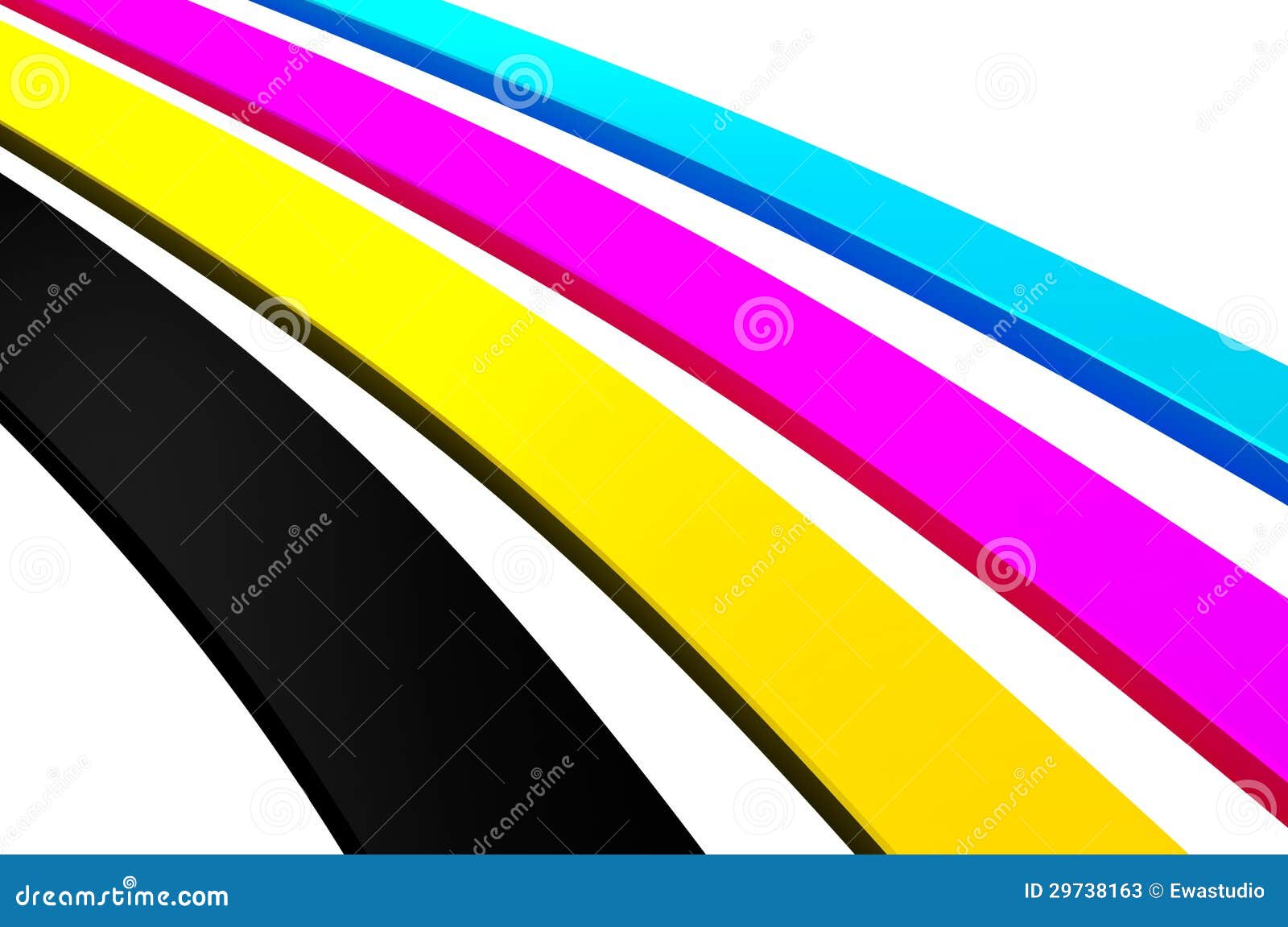 Cmyk Background, Polygraphic Template Vector Illustration ...