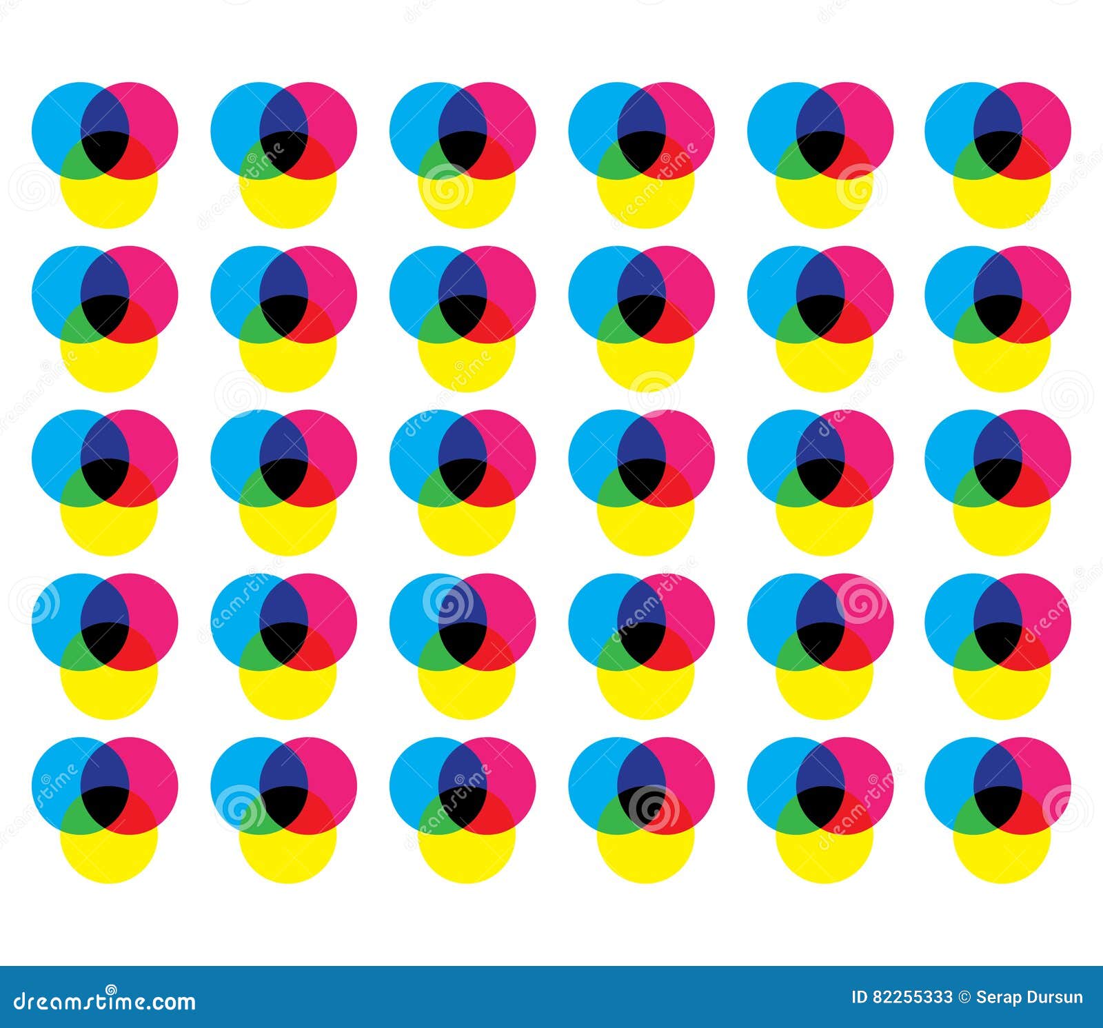 CMYK Background Design stock vector. Illustration of overlap - 82255333