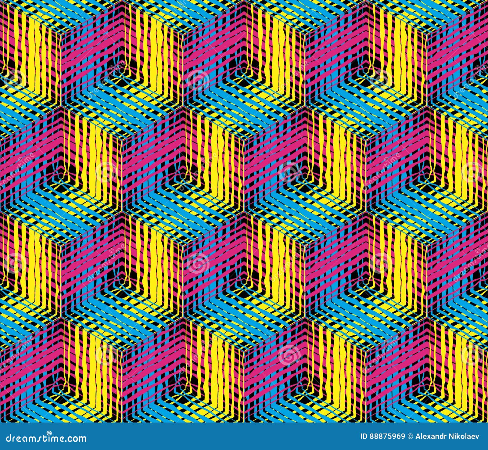 Cmyk Background, Polygraphic Template Cartoon Vector | CartoonDealer ...