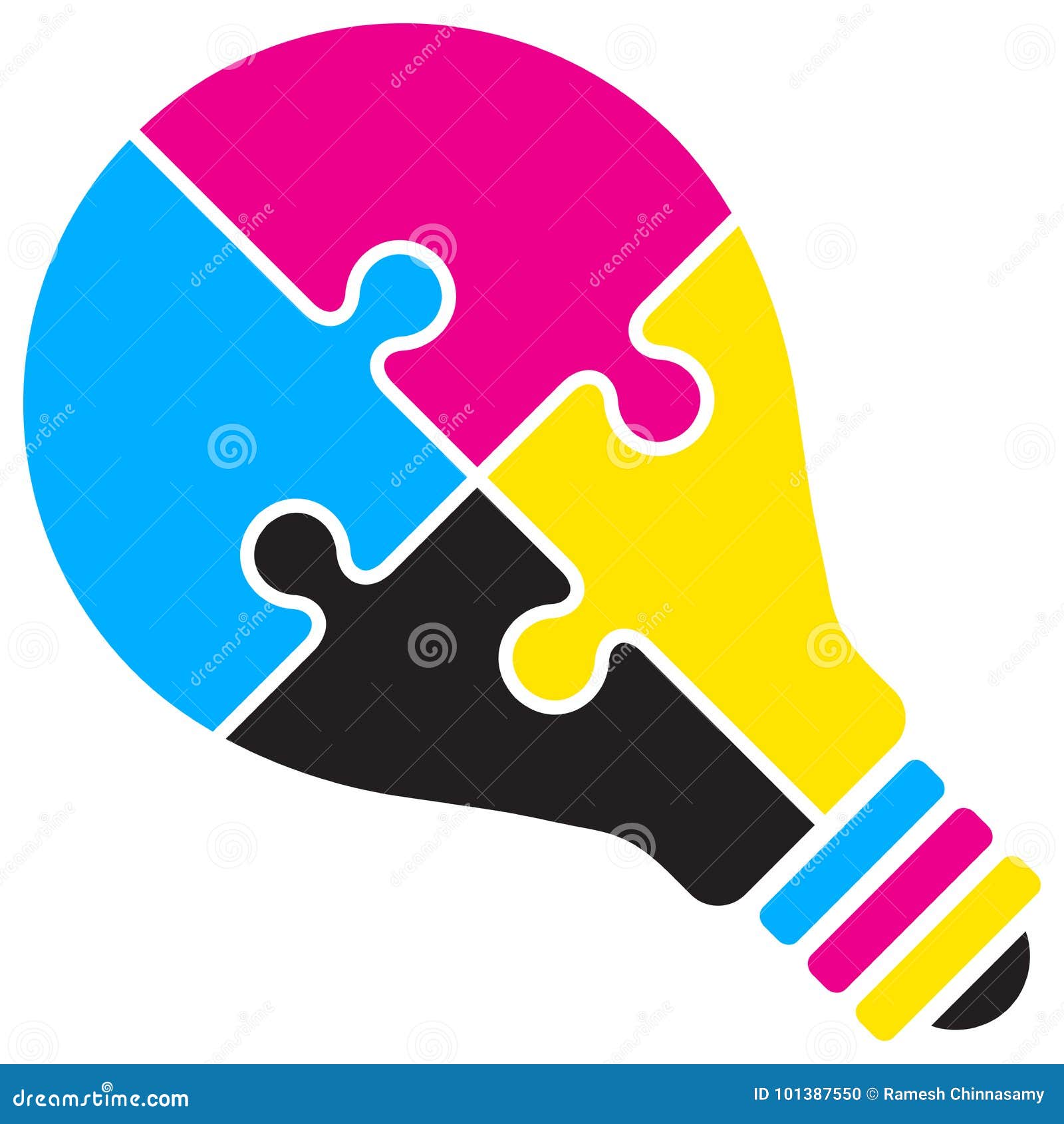 Puzzle Logo. Business Infographics. Cartoon Vector | CartoonDealer.com ...