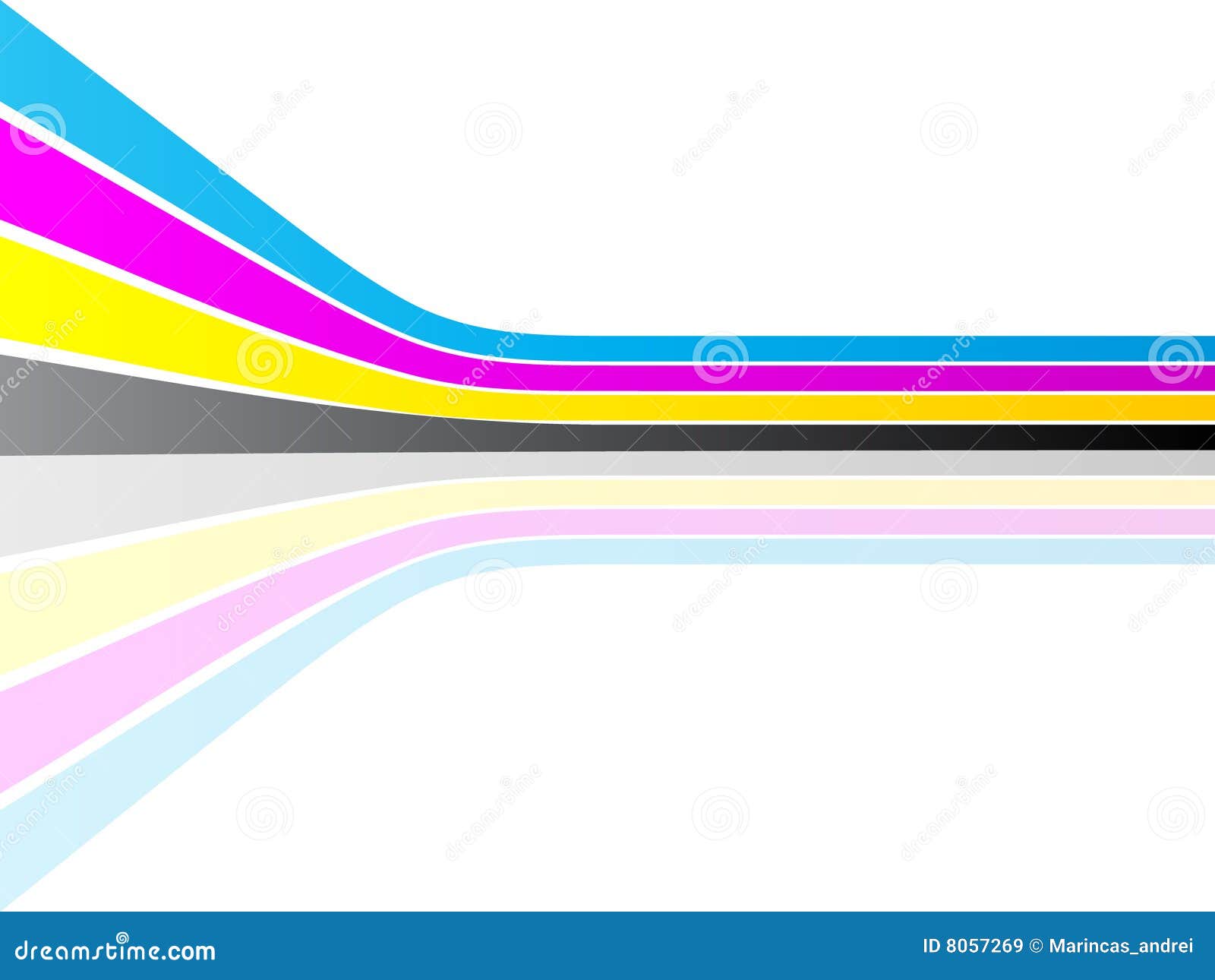 Cmyk color stock vector. Illustration of multicolor, corporate - 8057269