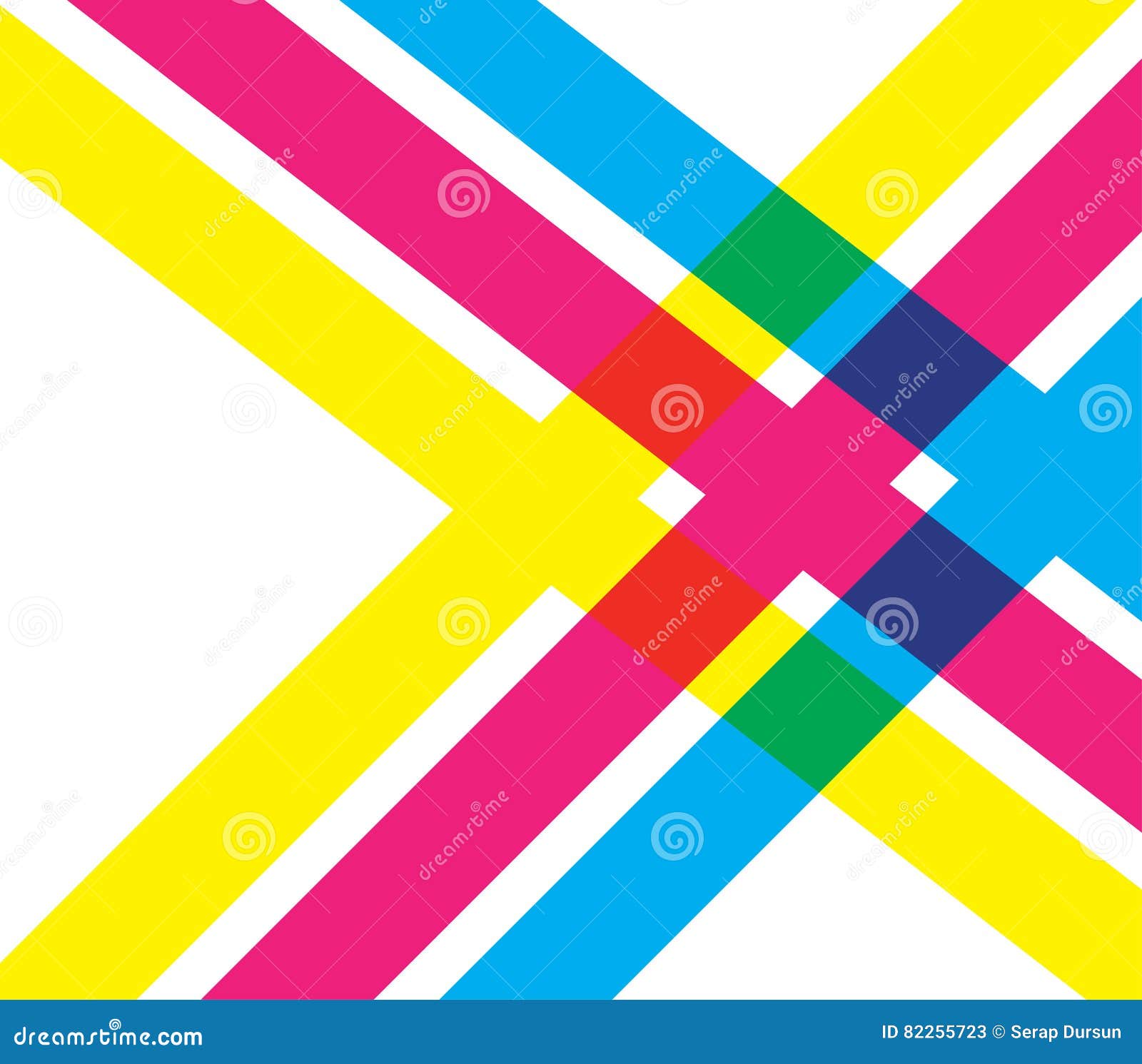 CMYK Color Background stock illustration. Illustration of geometric ...