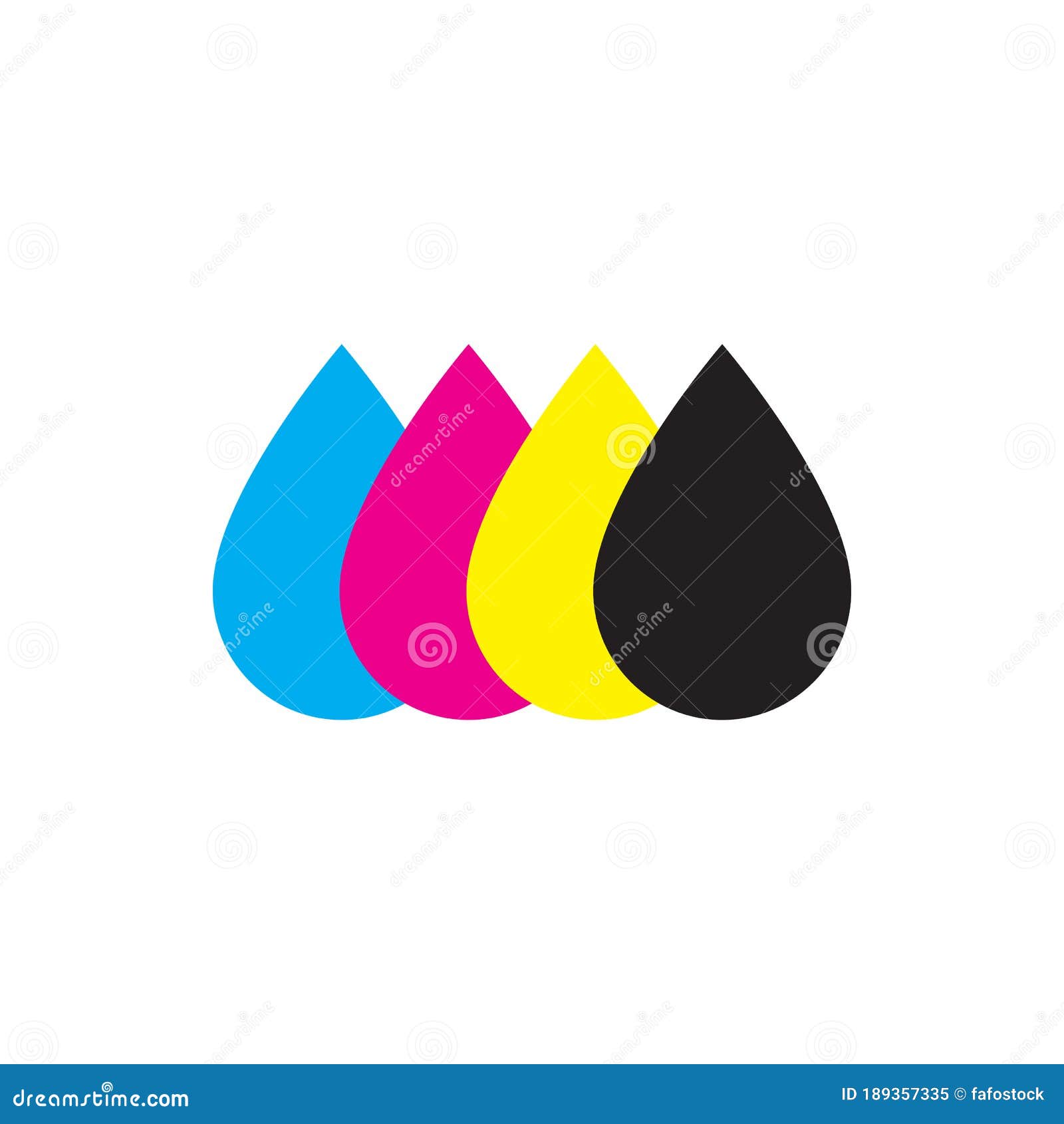 CMYK Color Palette Vector Design Template Stock Vector - Illustration ...