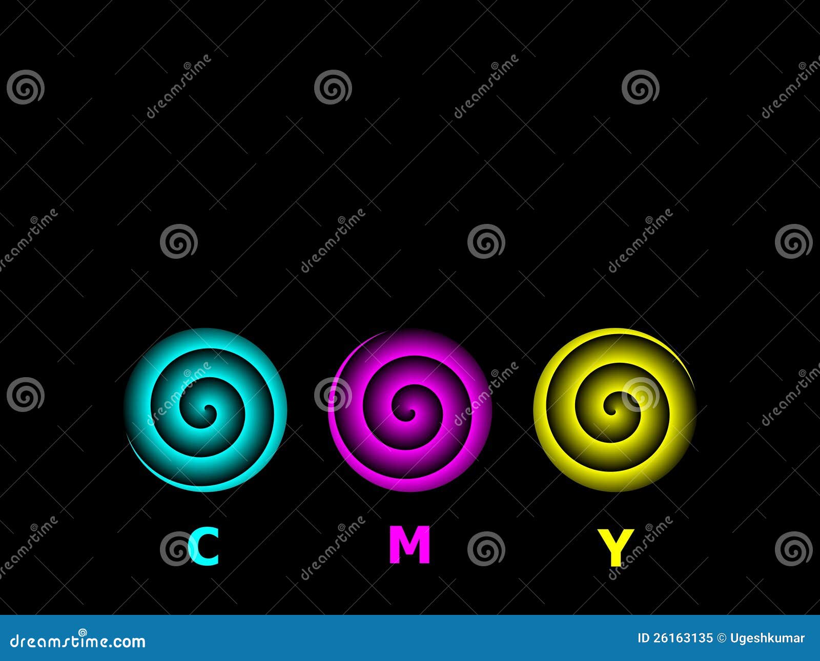 Cmyk color pattern stock illustration. Illustration of colorful - 26163135