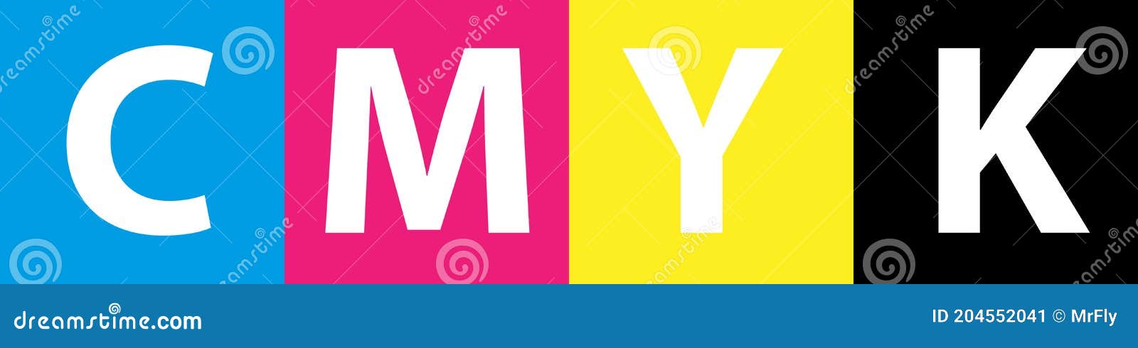 CMYK Color Samples, Vector Illustration Stock Vector - Illustration of ...