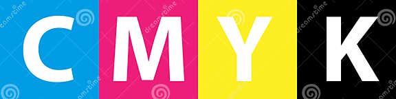 CMYK Color Samples, Vector Illustration Stock Vector - Illustration of ...