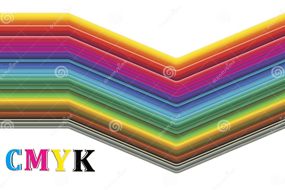 CMYK color spectrum stock illustration. Illustration of circle - 20769912