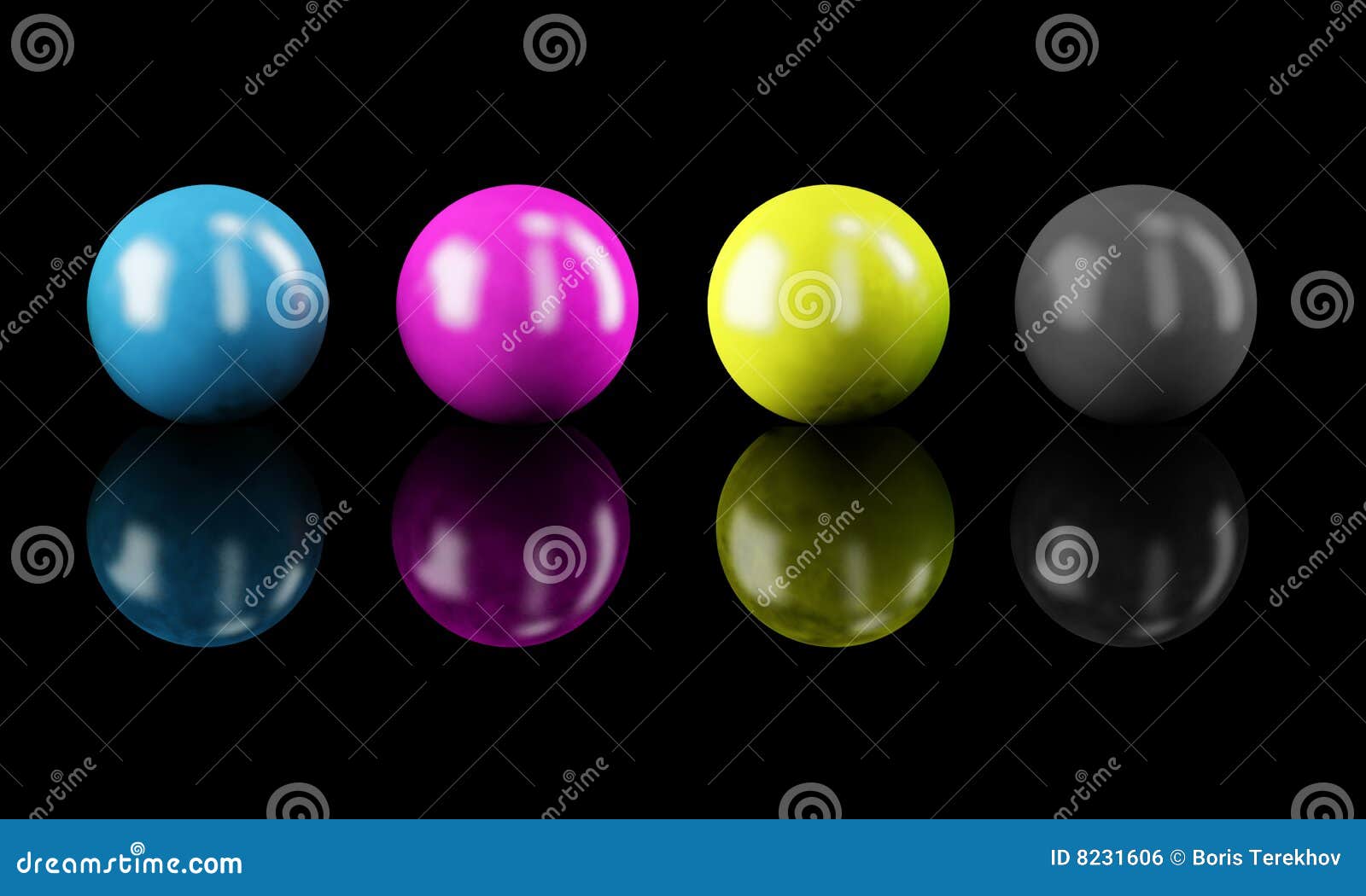 Black CMYK Color Mixing Icon Isolated On Transparent Background. Vector ...