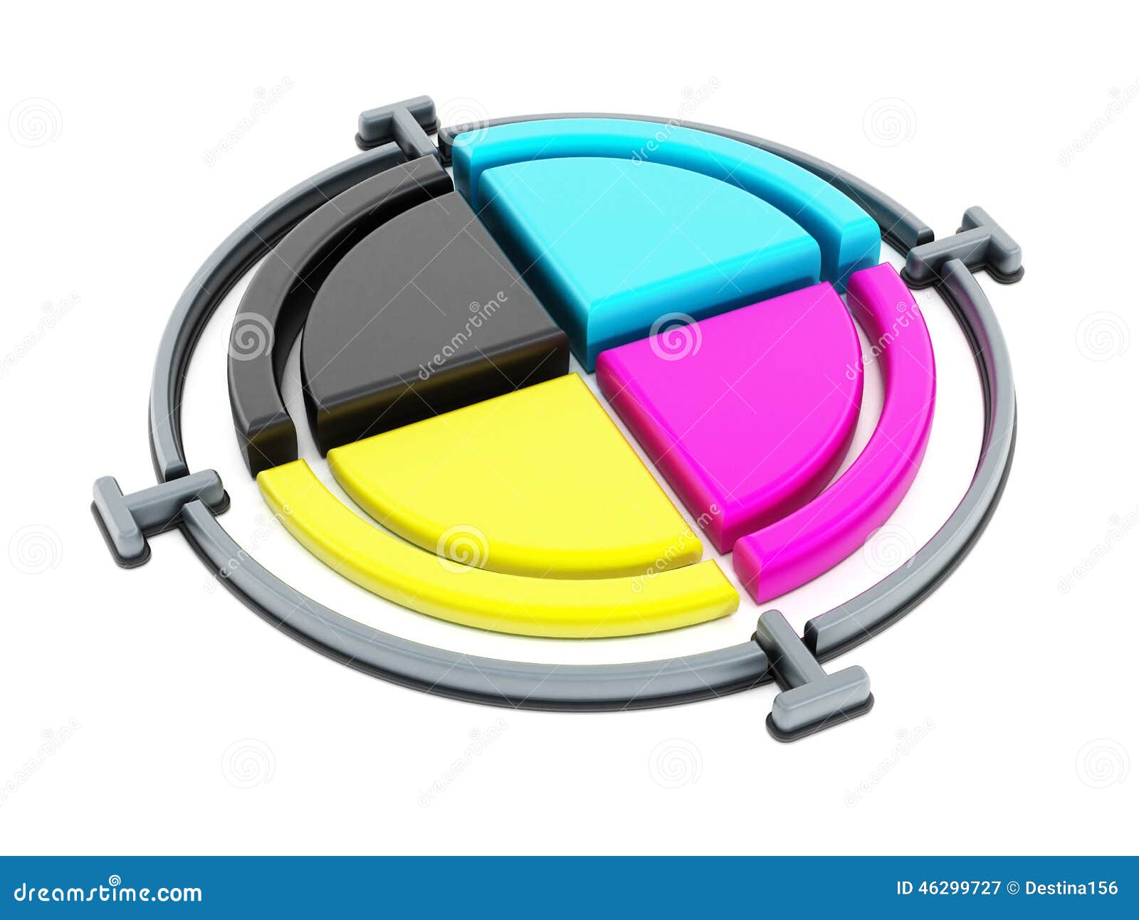 CMYK cross stock illustration. Illustration of cyan, objects - 46299727