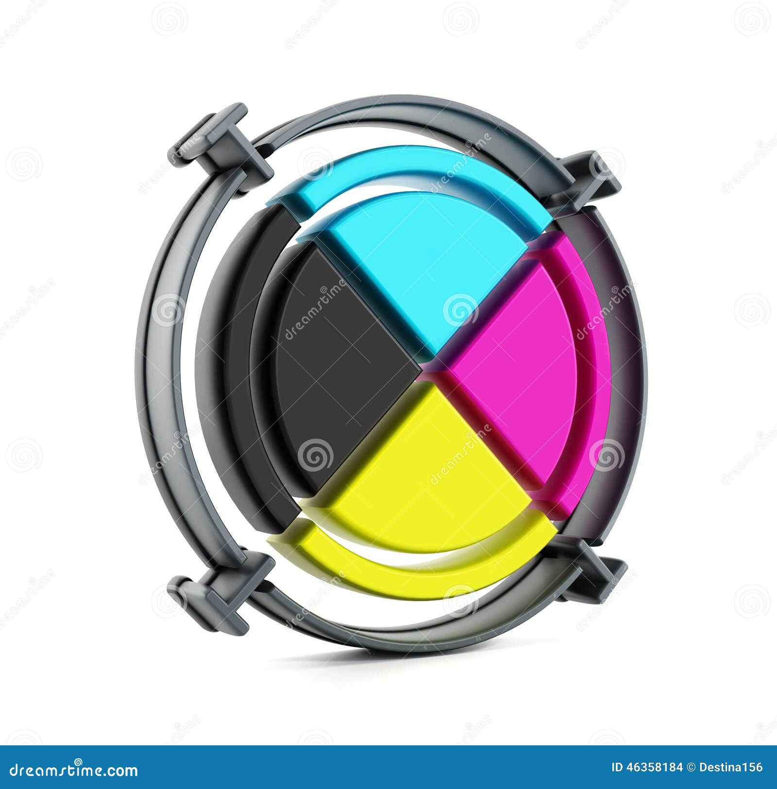 CMYK cross stock illustration. Illustration of black - 46358184