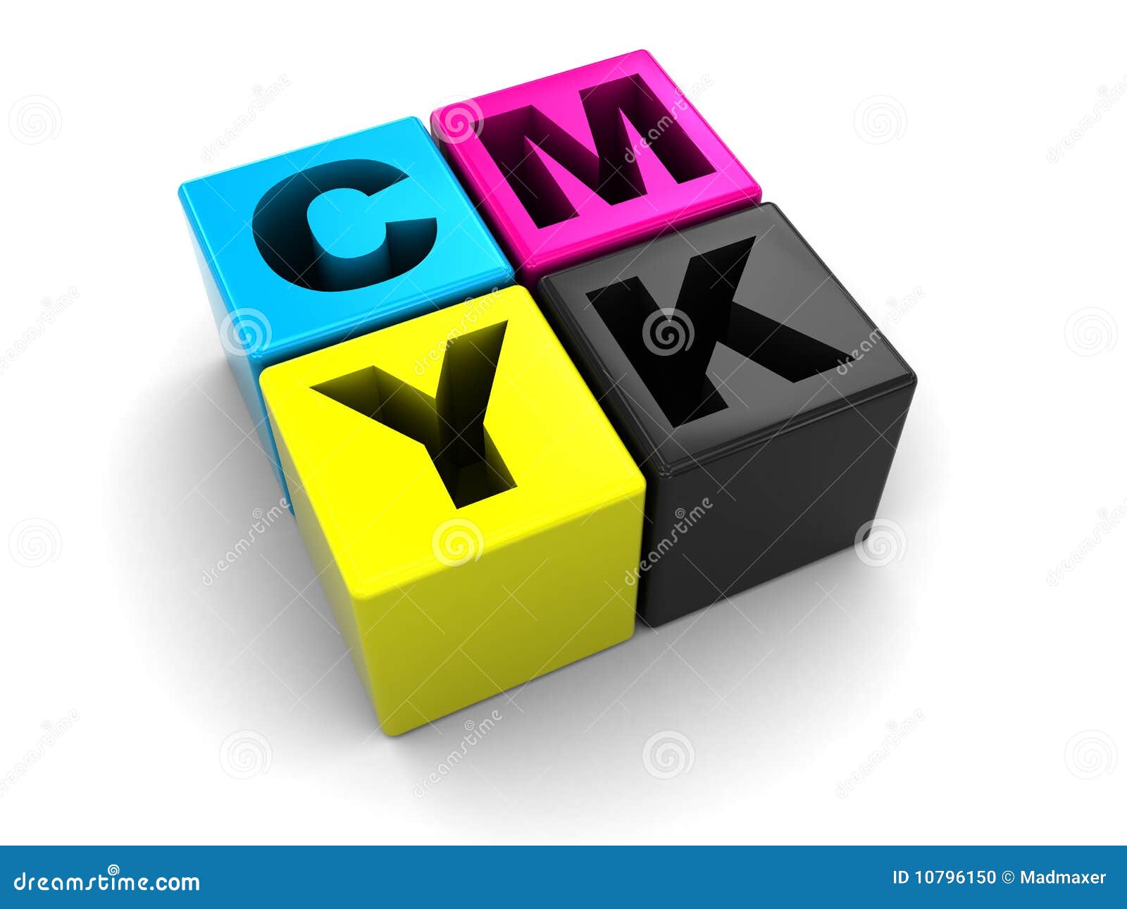 CMYK Cubes Stock Photography | CartoonDealer.com #22937918