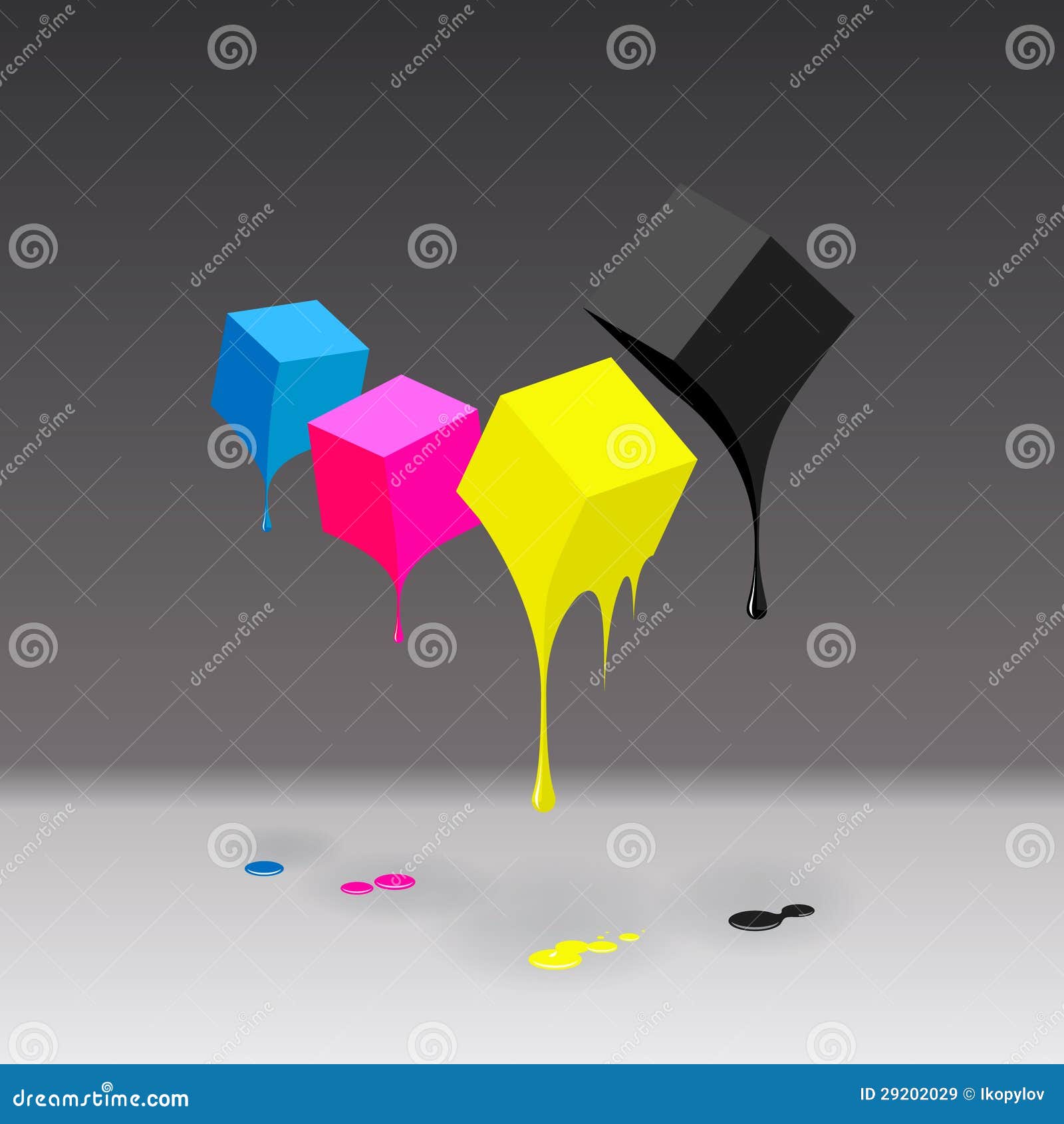 CMYK Cubes Stock Photography | CartoonDealer.com #22937918
