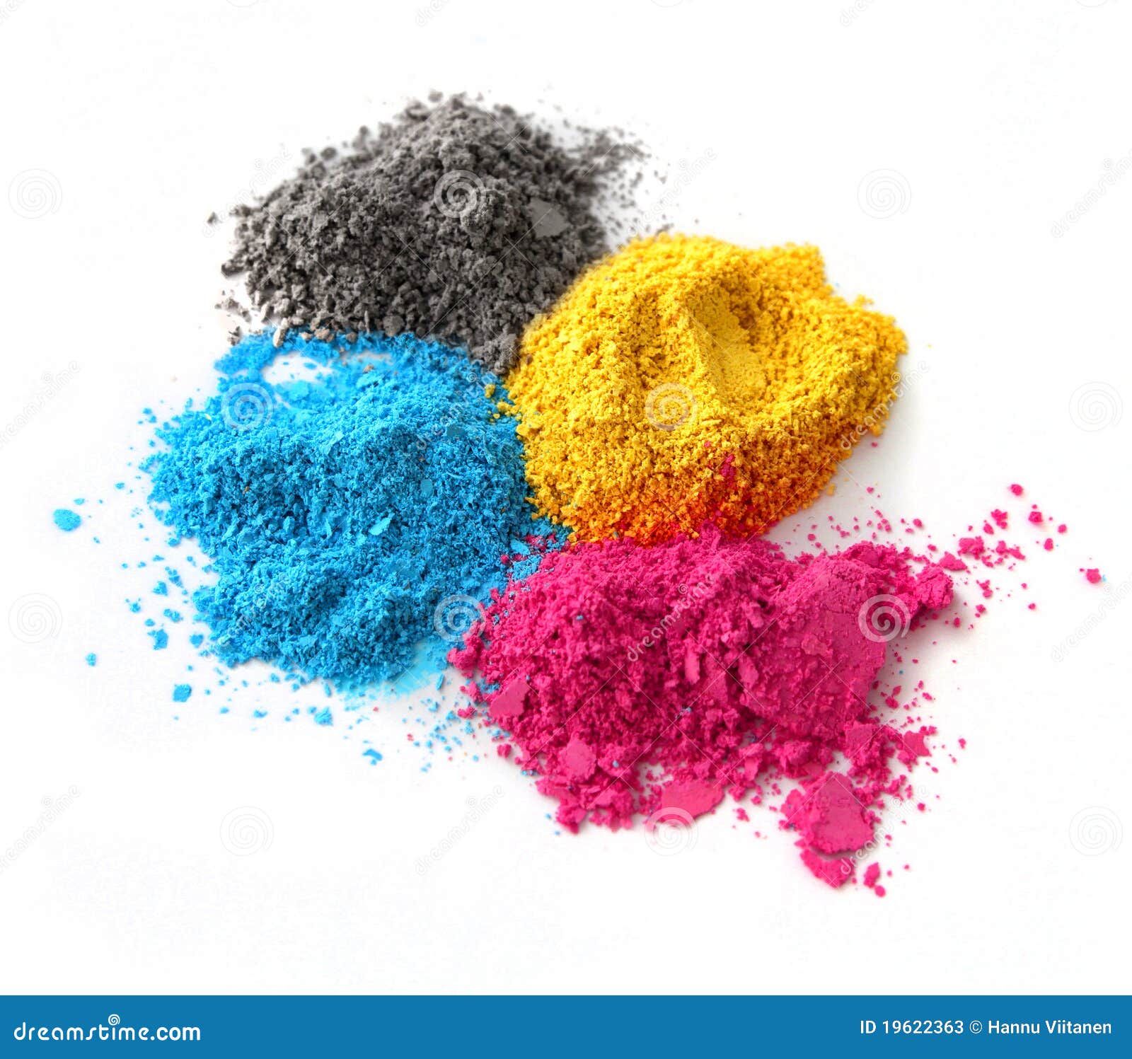 Cmyk de poudre de couleur image stock. Image du procédé - 19622363