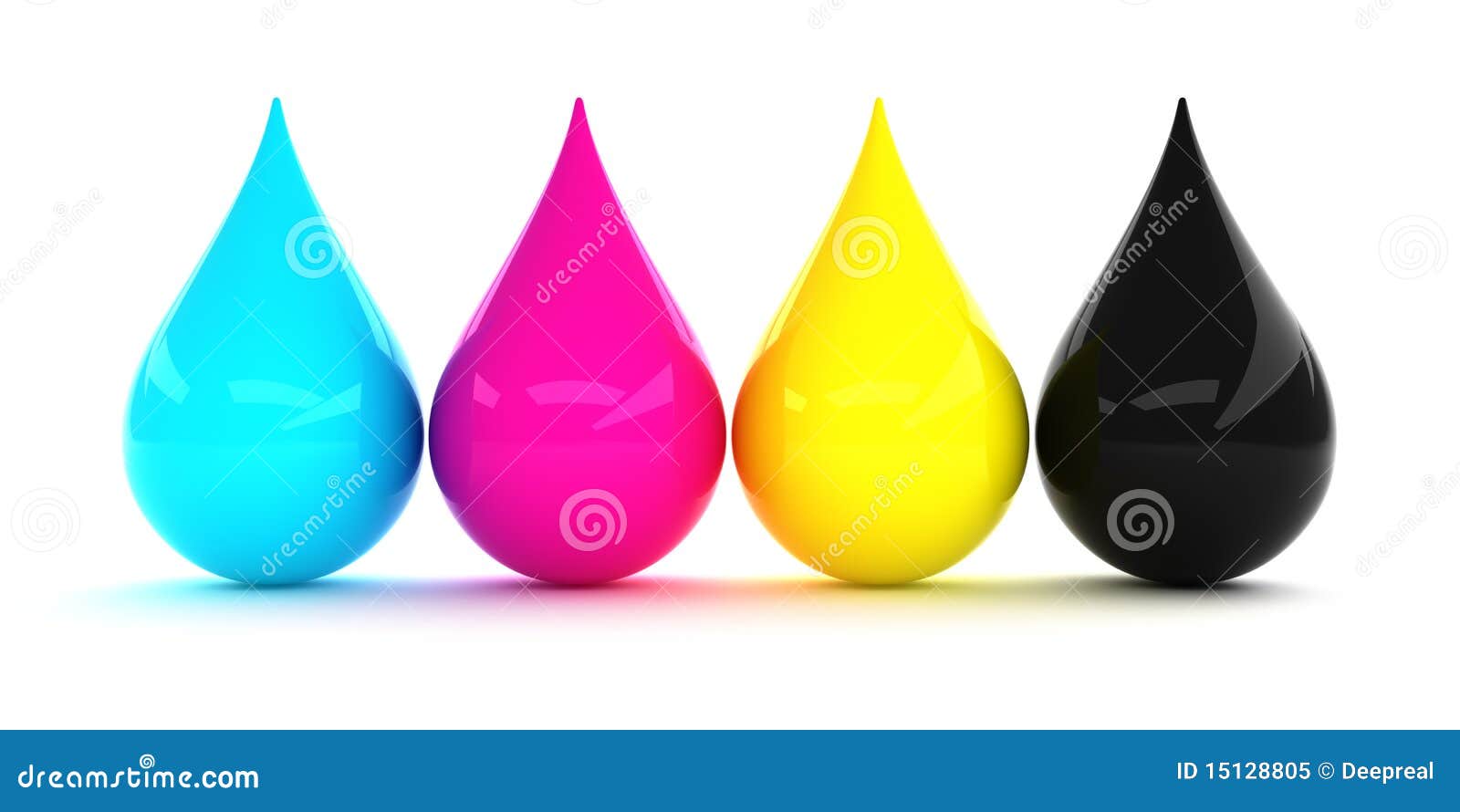 CMYK Drips stock illustration. Illustration of cmyk, graphic - 15128805