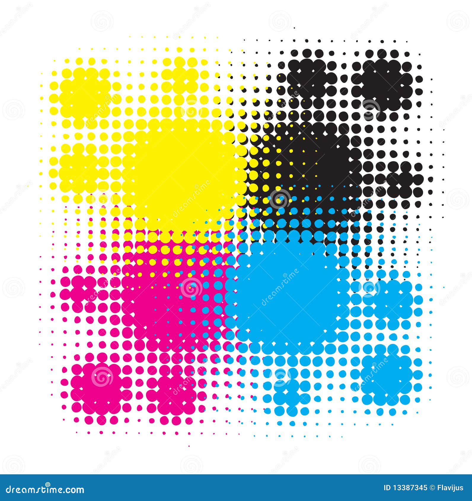 RGB And CMYK Halftone Vector Illustration Color | CartoonDealer.com ... RGB And CMYK Halftone Vector Illustration Color | CartoonDealer.com ...