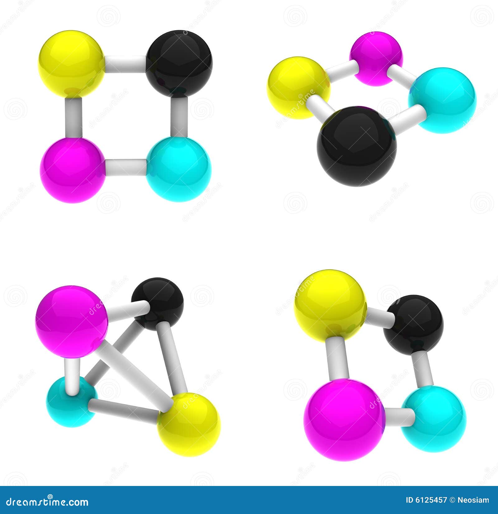 CMYK Icon stock illustration. Illustration of symbol, render - 6125457