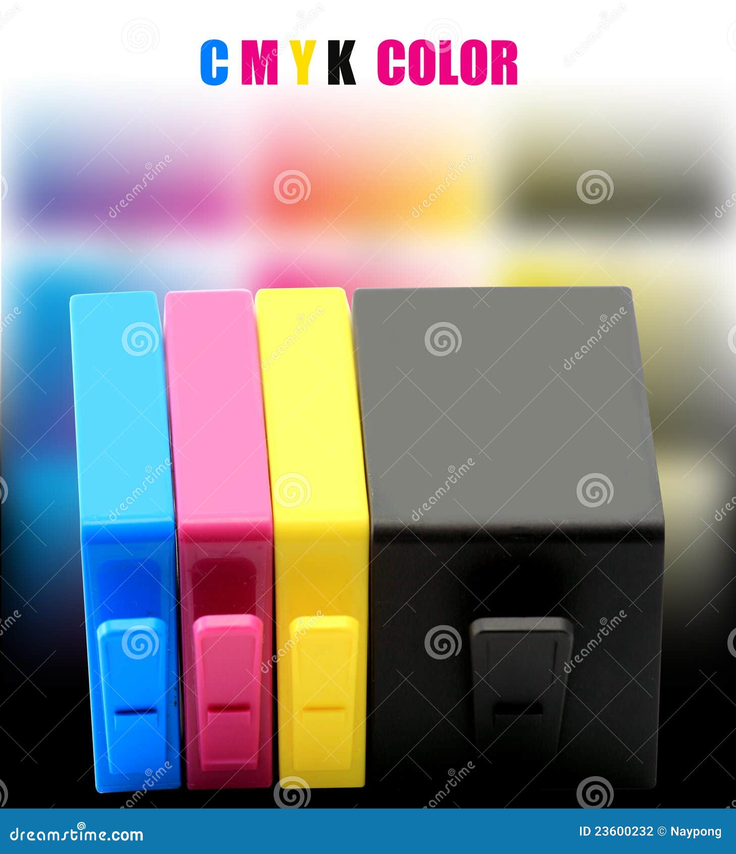 CMYK INK stock photo. Image of paint, chart, abstract - 23600232