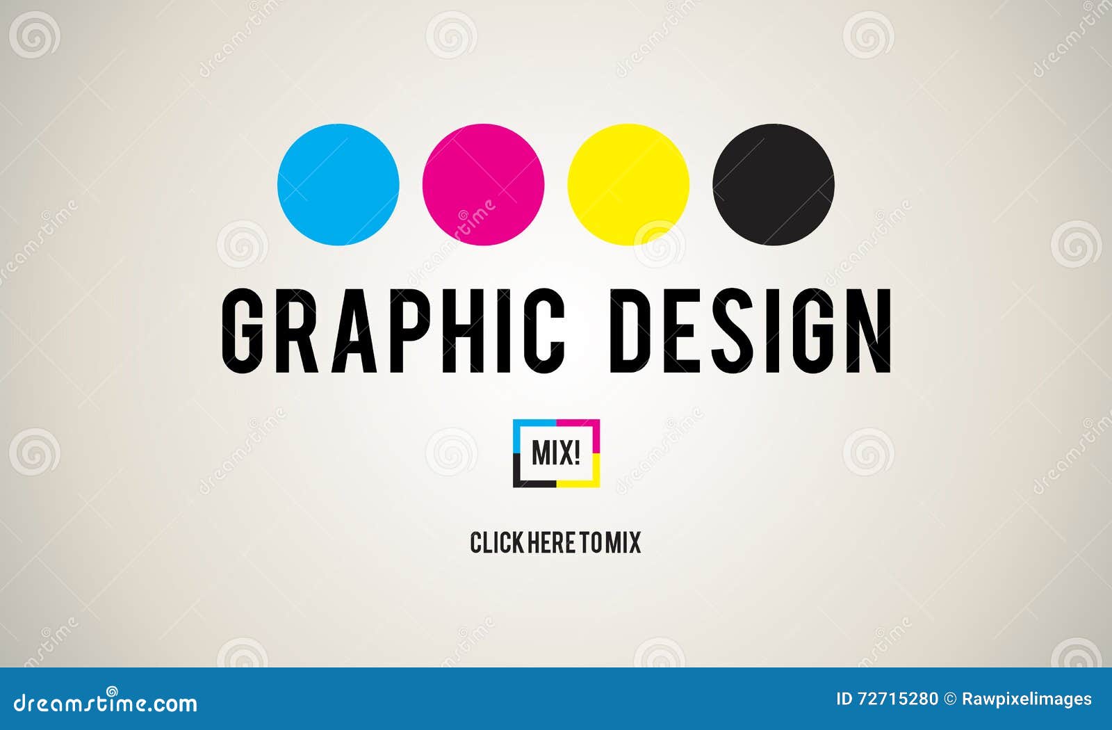 CMYK Ink Design Graphics Creativity Concept Stock Illustration ...