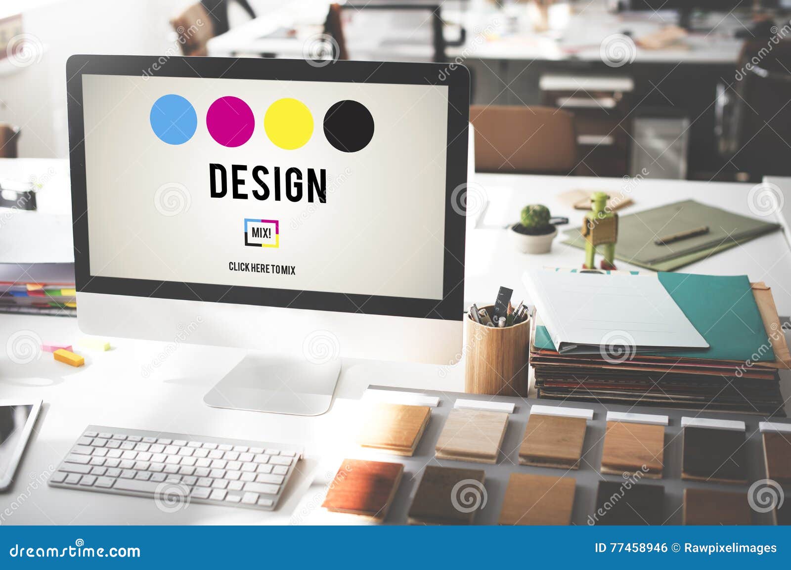 CMYK Ink Design Graphics Creativity Concept Stock Photo - Image of ...