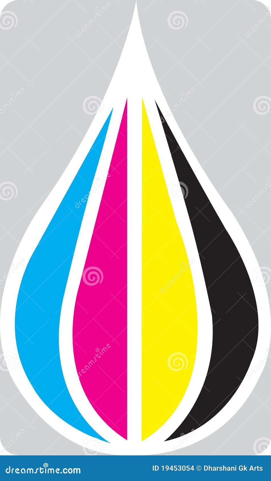 Cmyk Ink Drop Stock Images - Image: 19453054