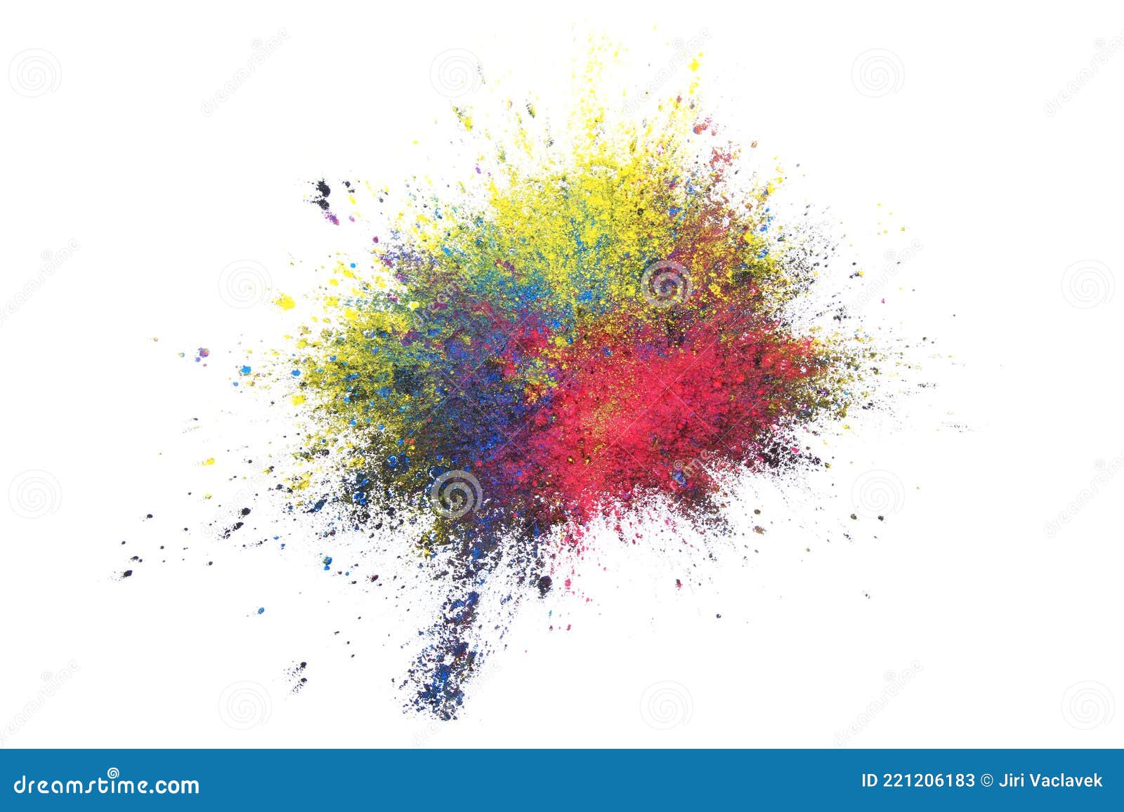 Cmyk laser powder isolated stock illustration. Illustration of ...
