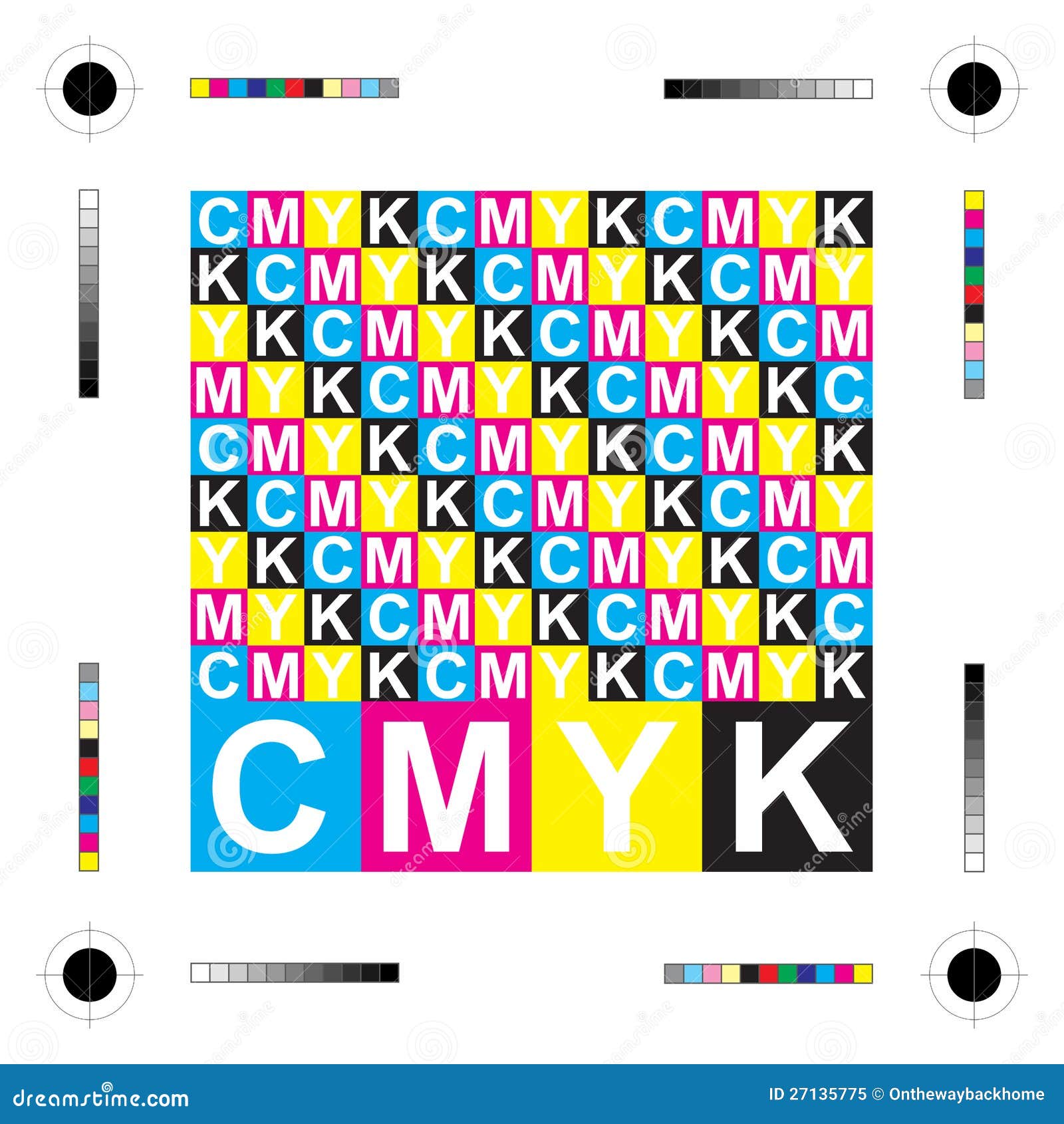 Cmyk letters stock vector. Illustration of blue, painter - 27135775