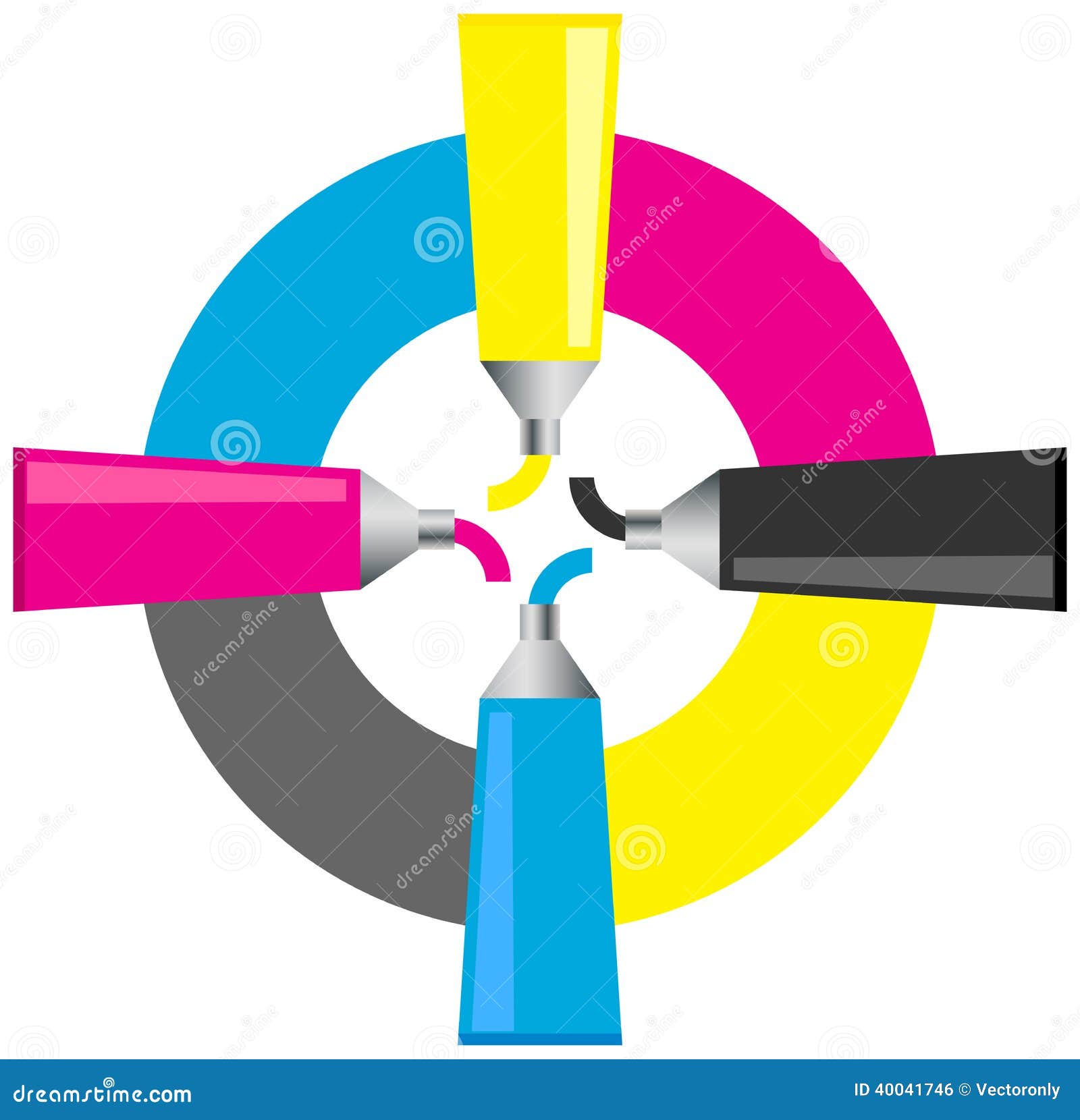 CMYK Logo Vector Illustration | CartoonDealer.com #108046574