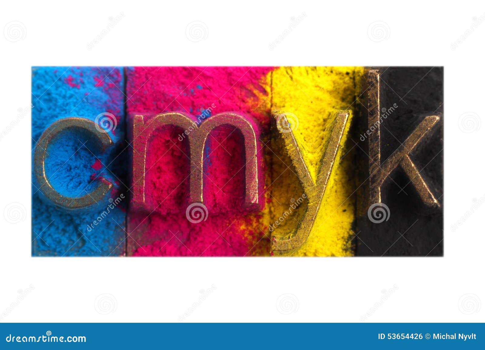 Cmyk stock photo. Image of dirty, stained, relief, color - 53654426