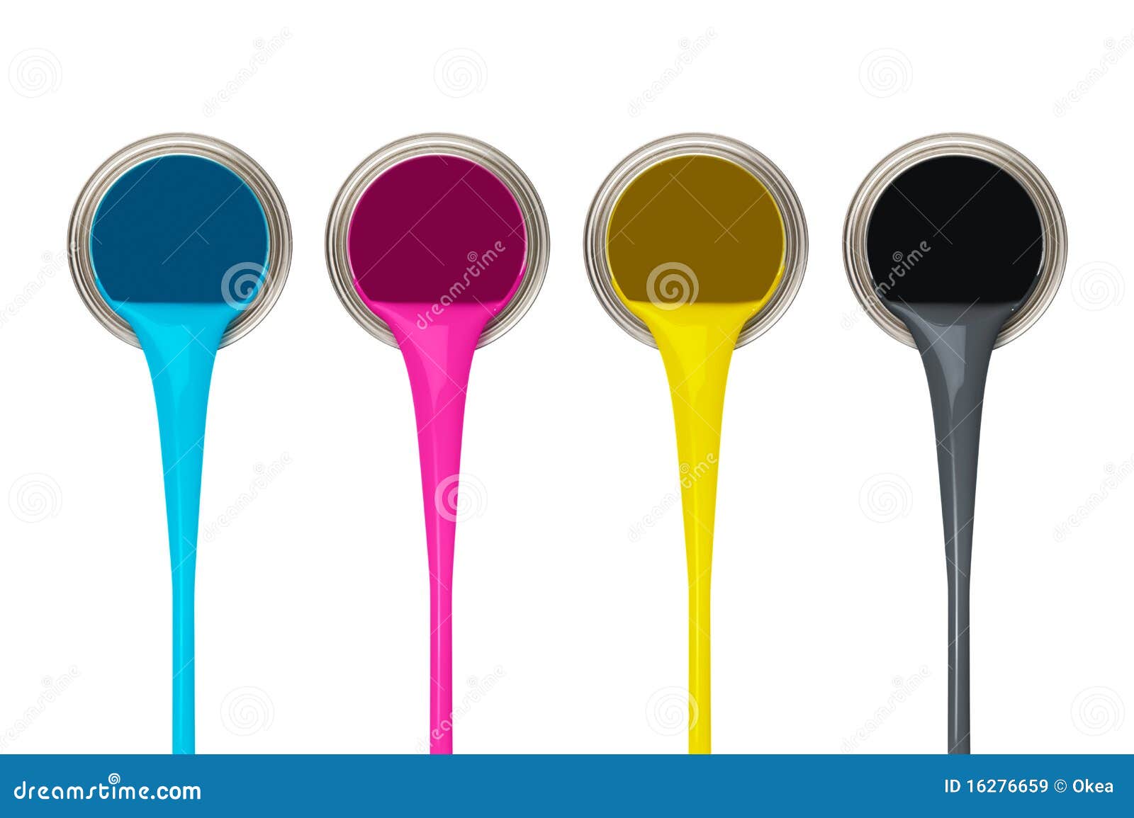 CMYK Paint stock image. Image of cyan, yellow, paint - 16276659
