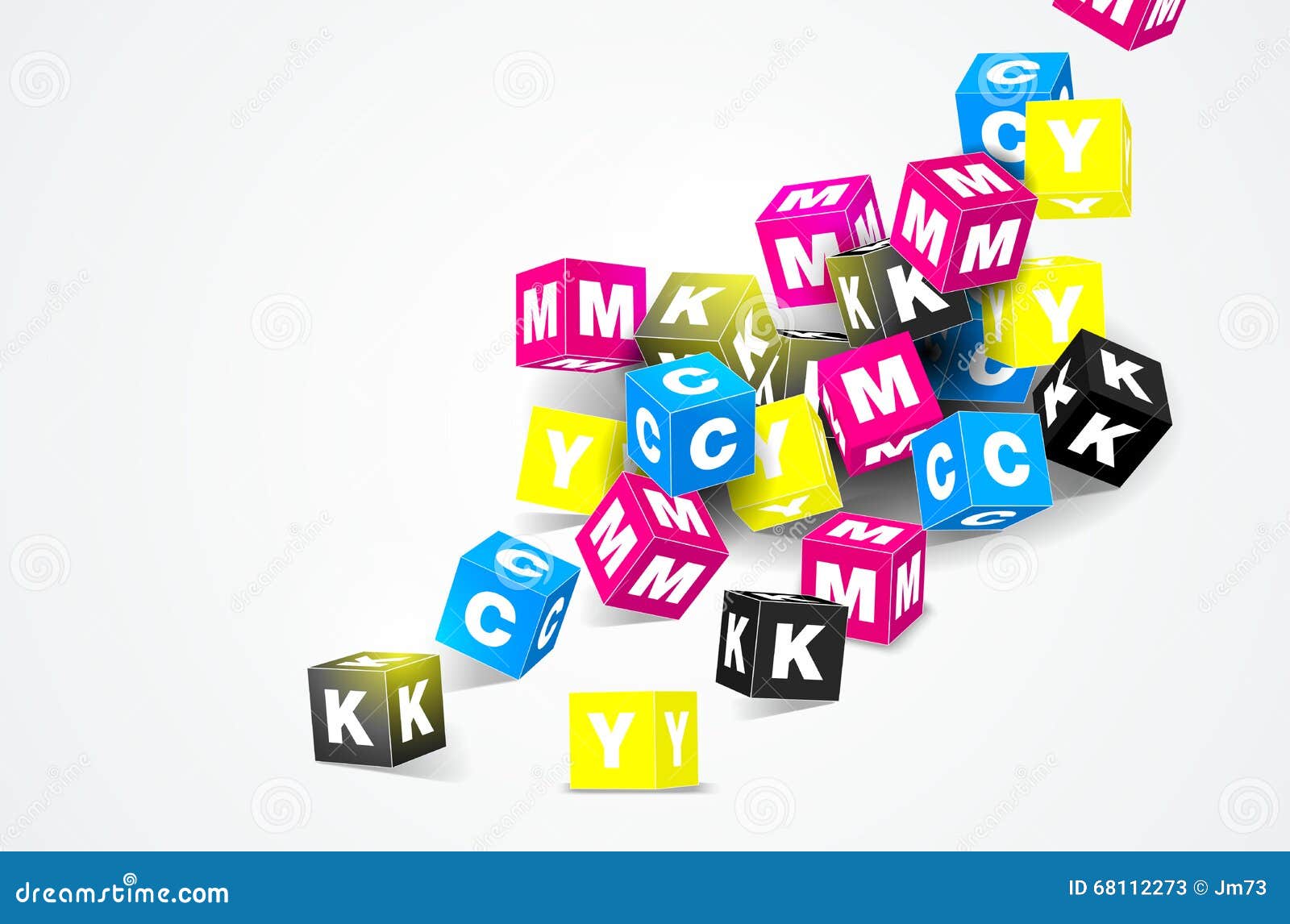 Print Concept With DTP Computer And CMYK Symbol Vector Illustration ...