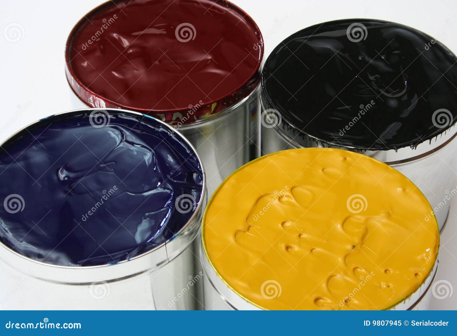 CMYK Printers Ink stock image. Image of media, offset - 9807945