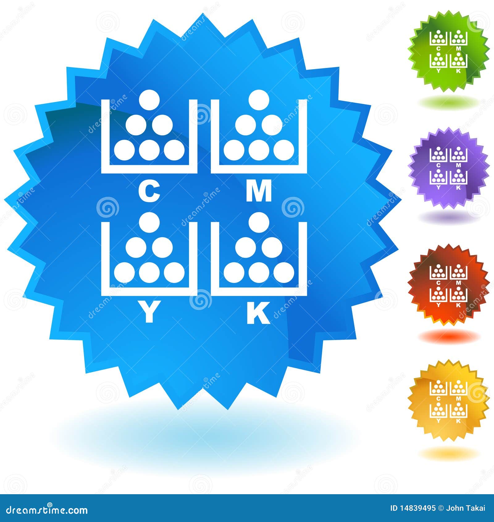 CMYK Printing 4C Process Ink Drops Royalty-Free Stock Photo ...