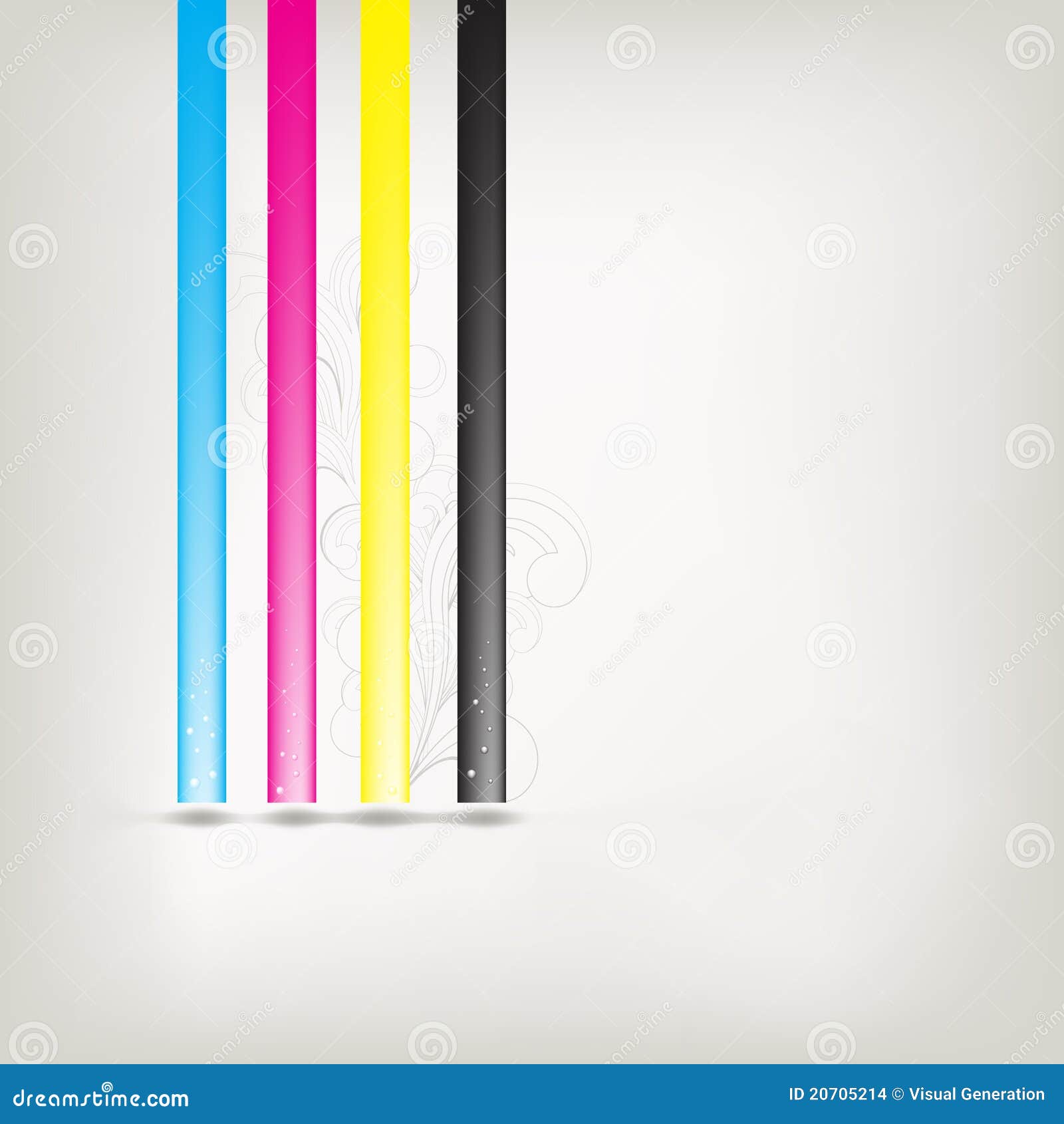 CMYK Printing stock vector. Illustration of yellow, pattern - 20705214