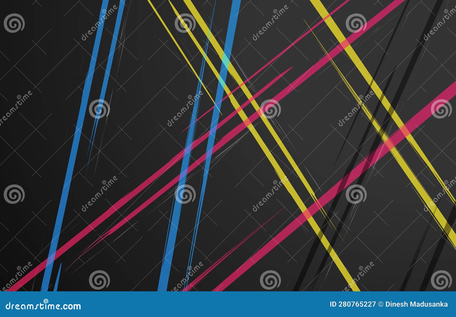 Abstract Colorful Lines Background Stock Illustration - Illustration of ...