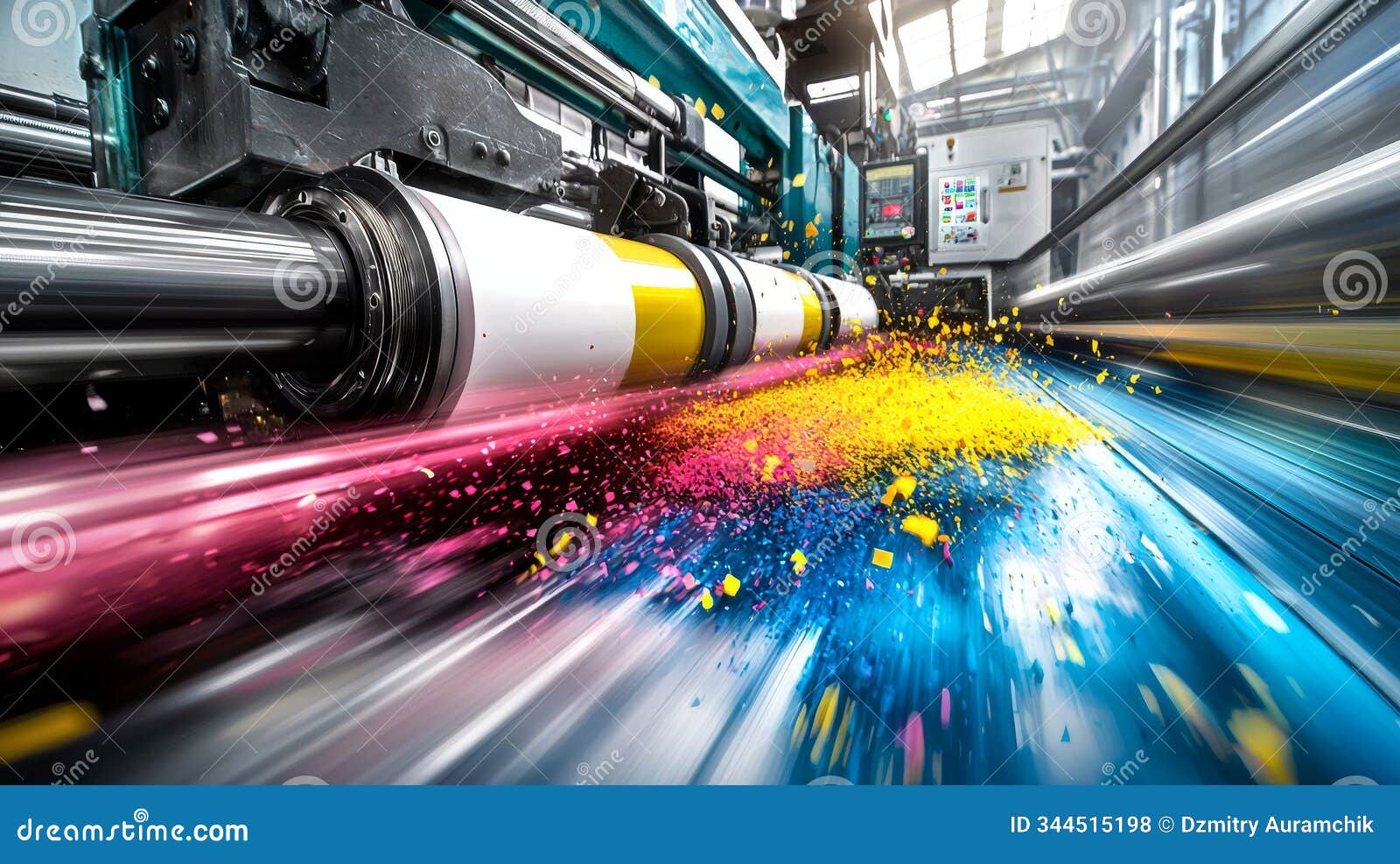 The CMYK Printing Process in Action, with an Industrial Inkjet Printer ...